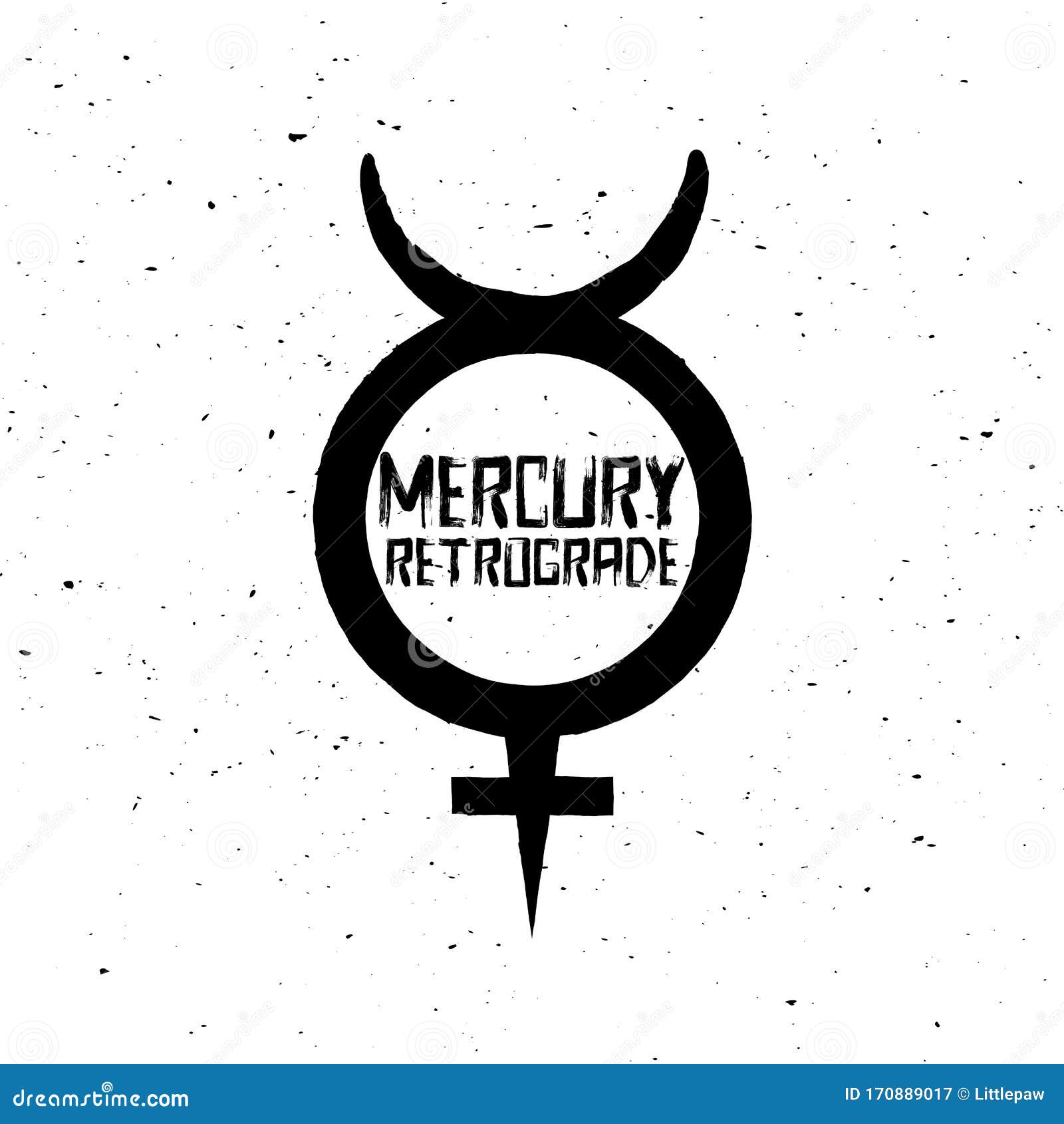 Mercury Retrograde Symbol, Warning, Planet Sign, Vector Illustration ... Mercury Retrograde Symbol, Warning, Planet Sign, Vector Illustration ...