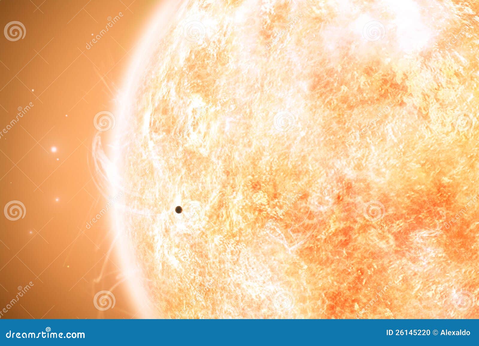 Mercury and Sun stock illustration. Illustration of lord - 26145220