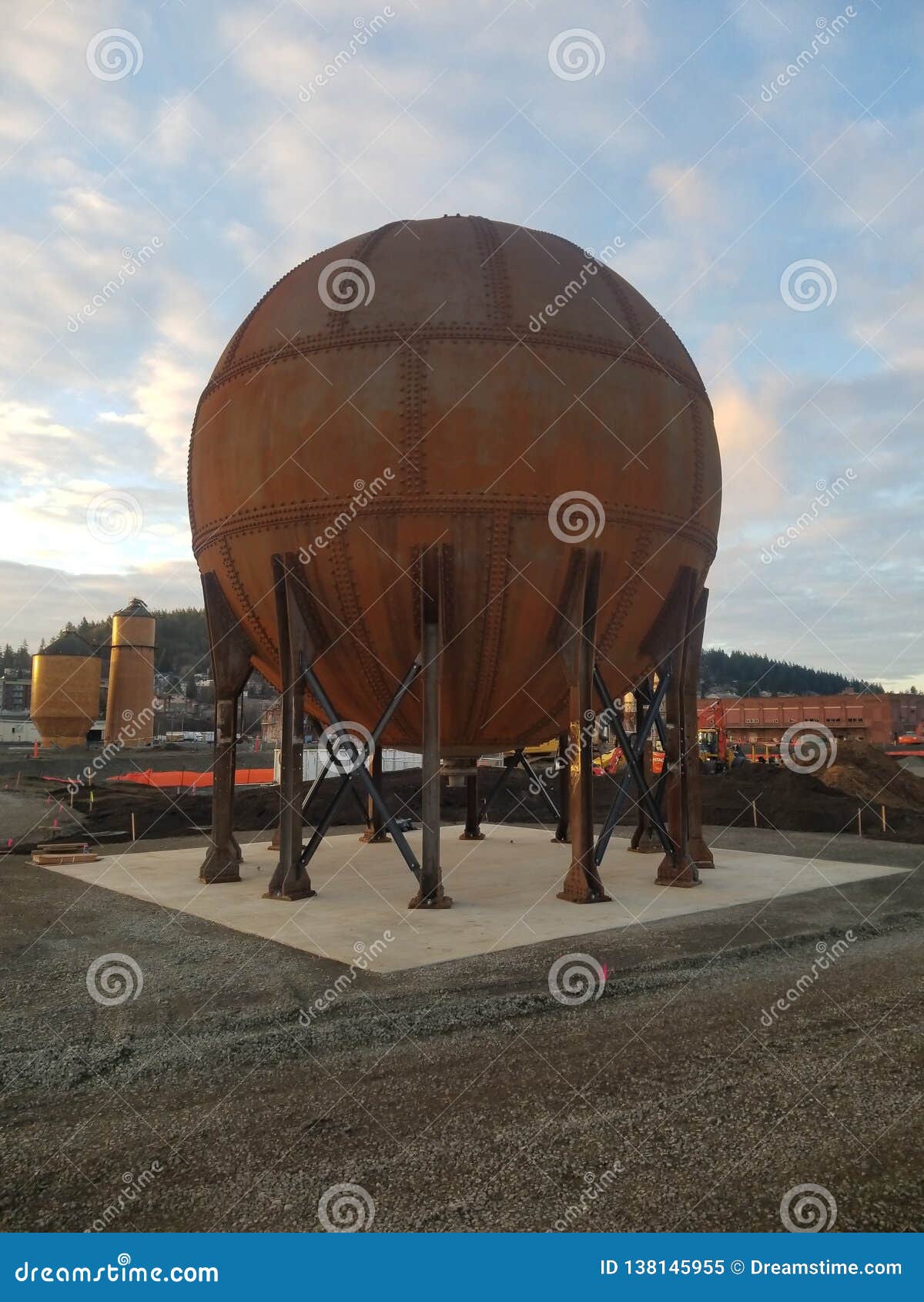 Mercury Tank stock image. Image of tank, town, steel - 138145955