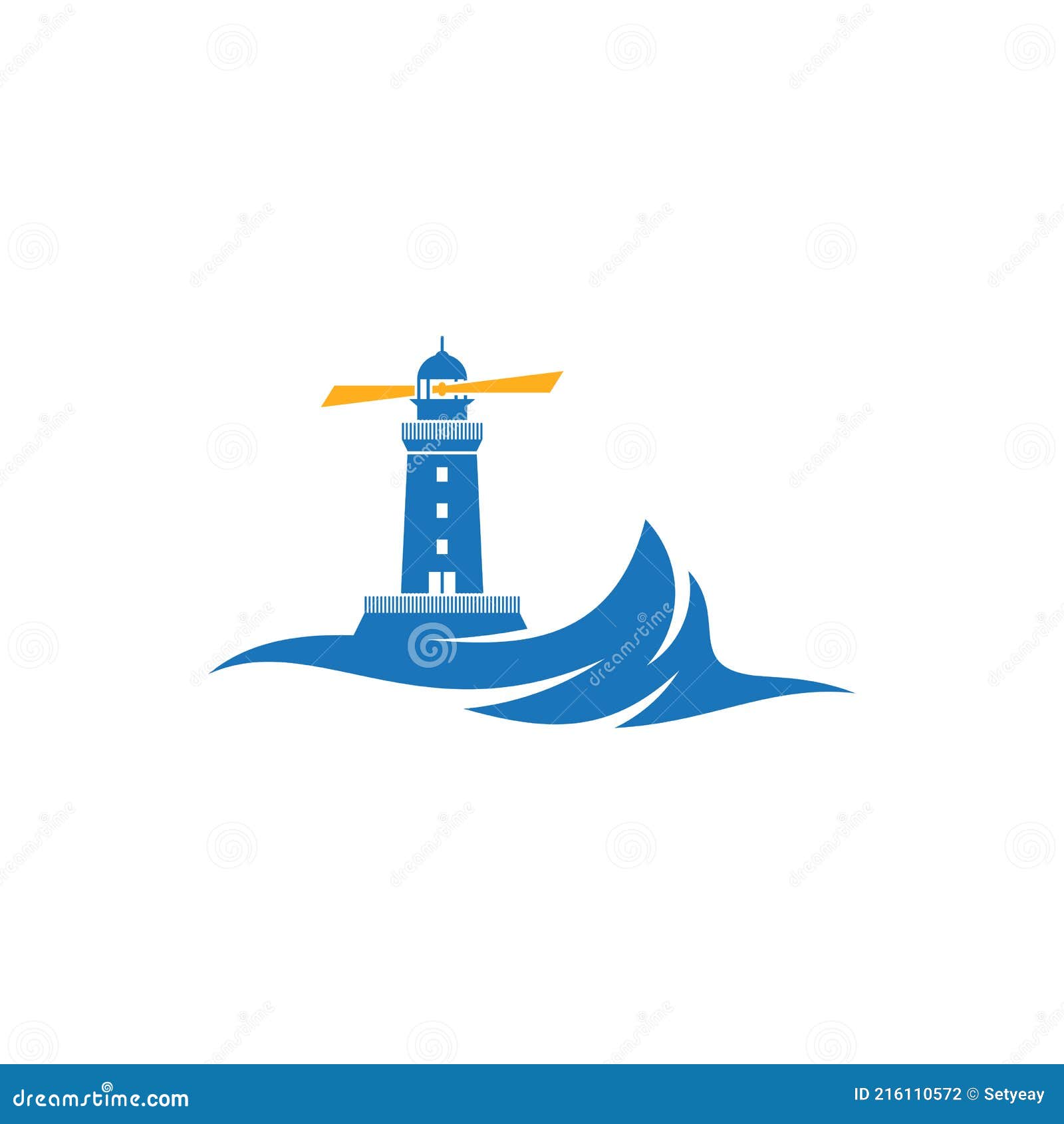 Mercusuar Logo Design Vector Illustration, Creative Mercusuar Logo ...