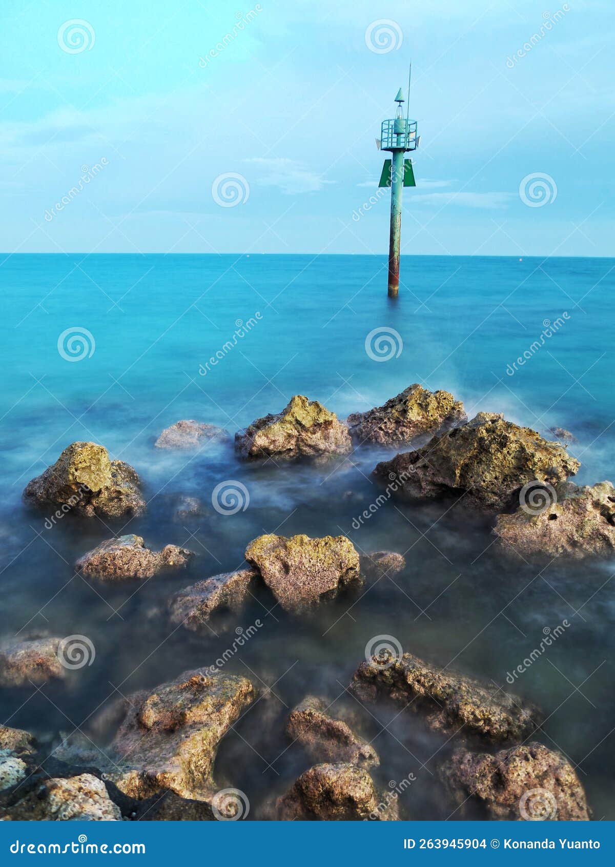 Mercusuar stock photo. Image of sand, coast, shore, rock - 263945904