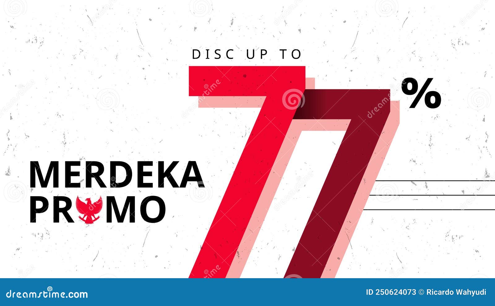 Merdeka Promo Sale Banner With White Background Royalty-Free Stock ...