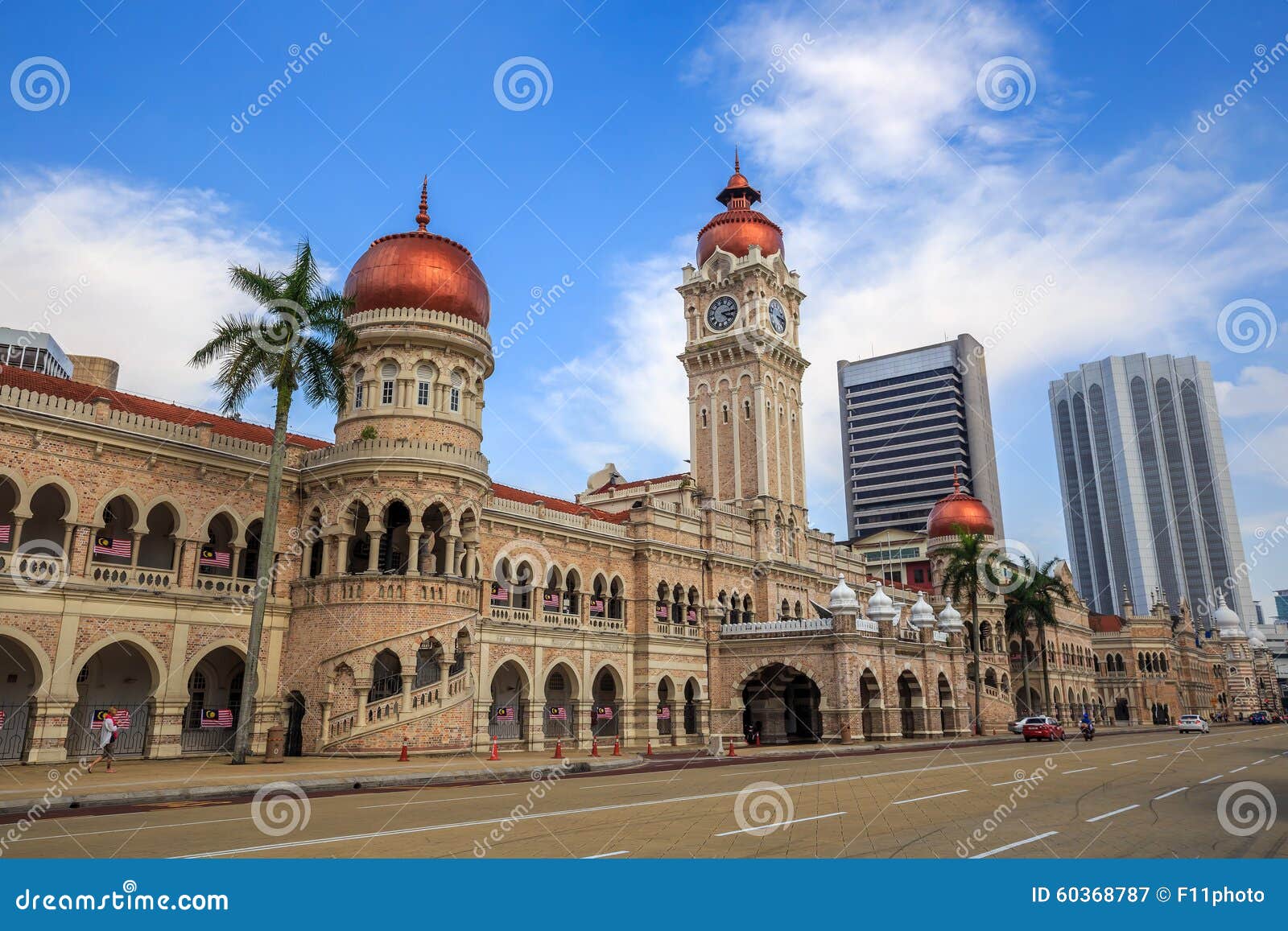 Merdeka Square in Downtown Kuala Lumpur Stock Image - Image of central ...