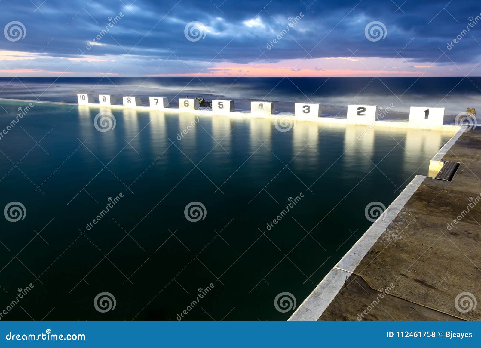Merewether Ocean Baths - Newcastle Australia Stock Photo - Image of ...