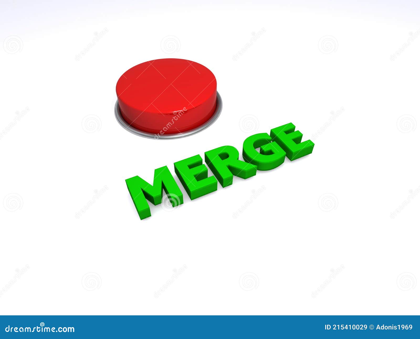 3D Merger Button Icon Concept Stock Photo | CartoonDealer.com #90234450