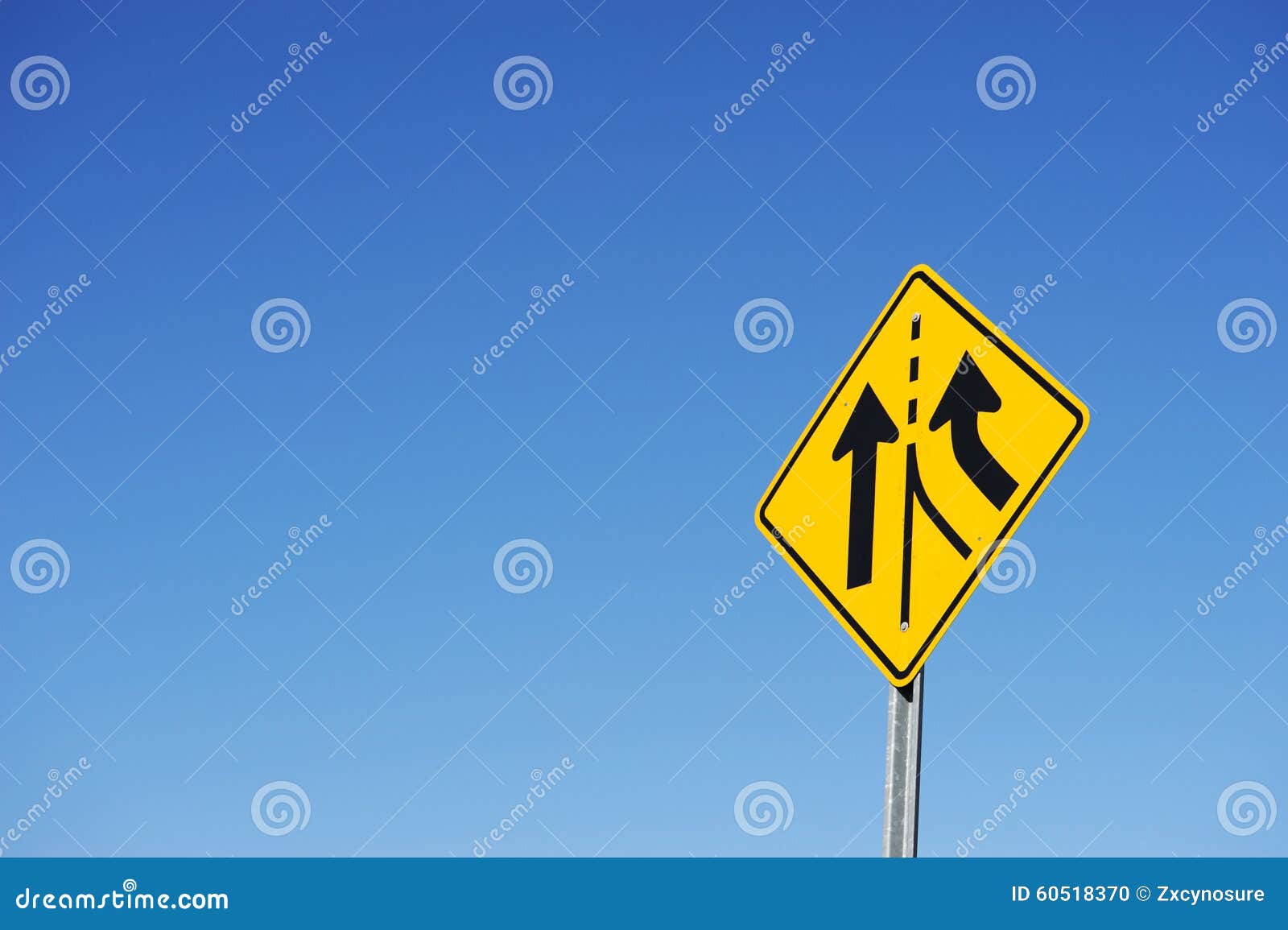 Merge sign stock photo. Image of icon, warning, traffic - 60518370