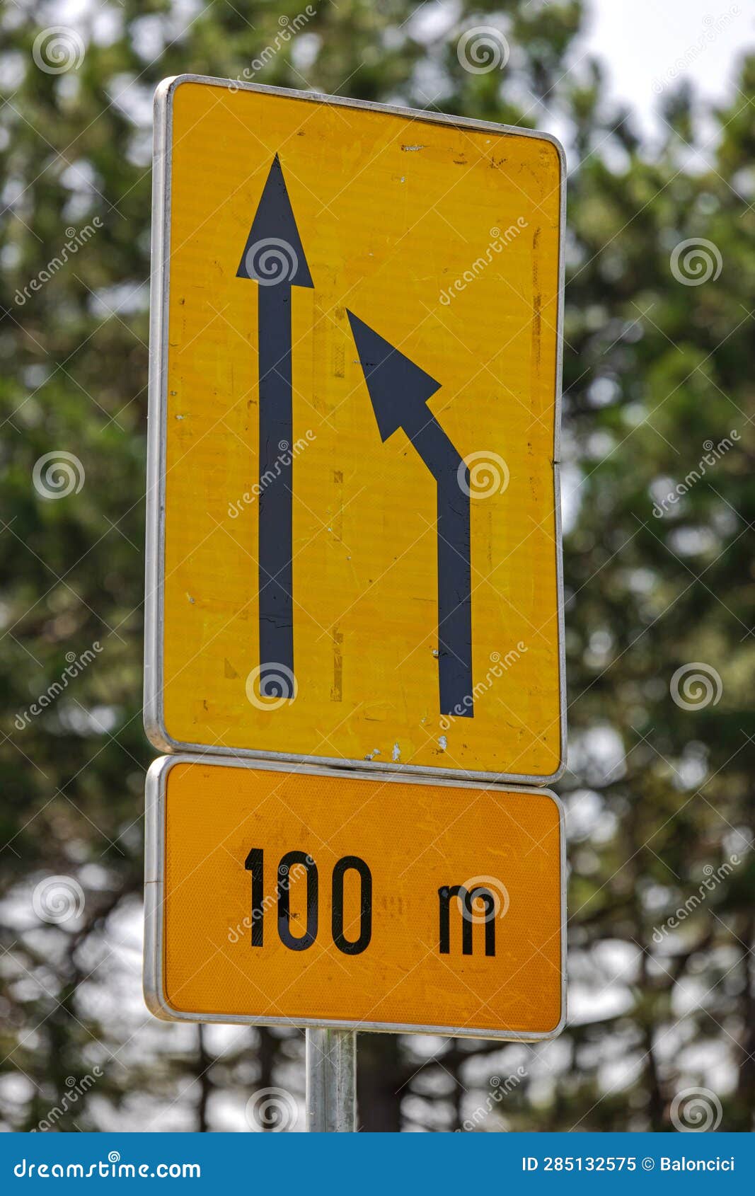 Merge Traffic Road Sign stock image. Image of transport - 285132575