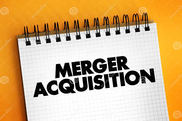 Merger Acquisition - Involves the Process of Combining Two Companies ...