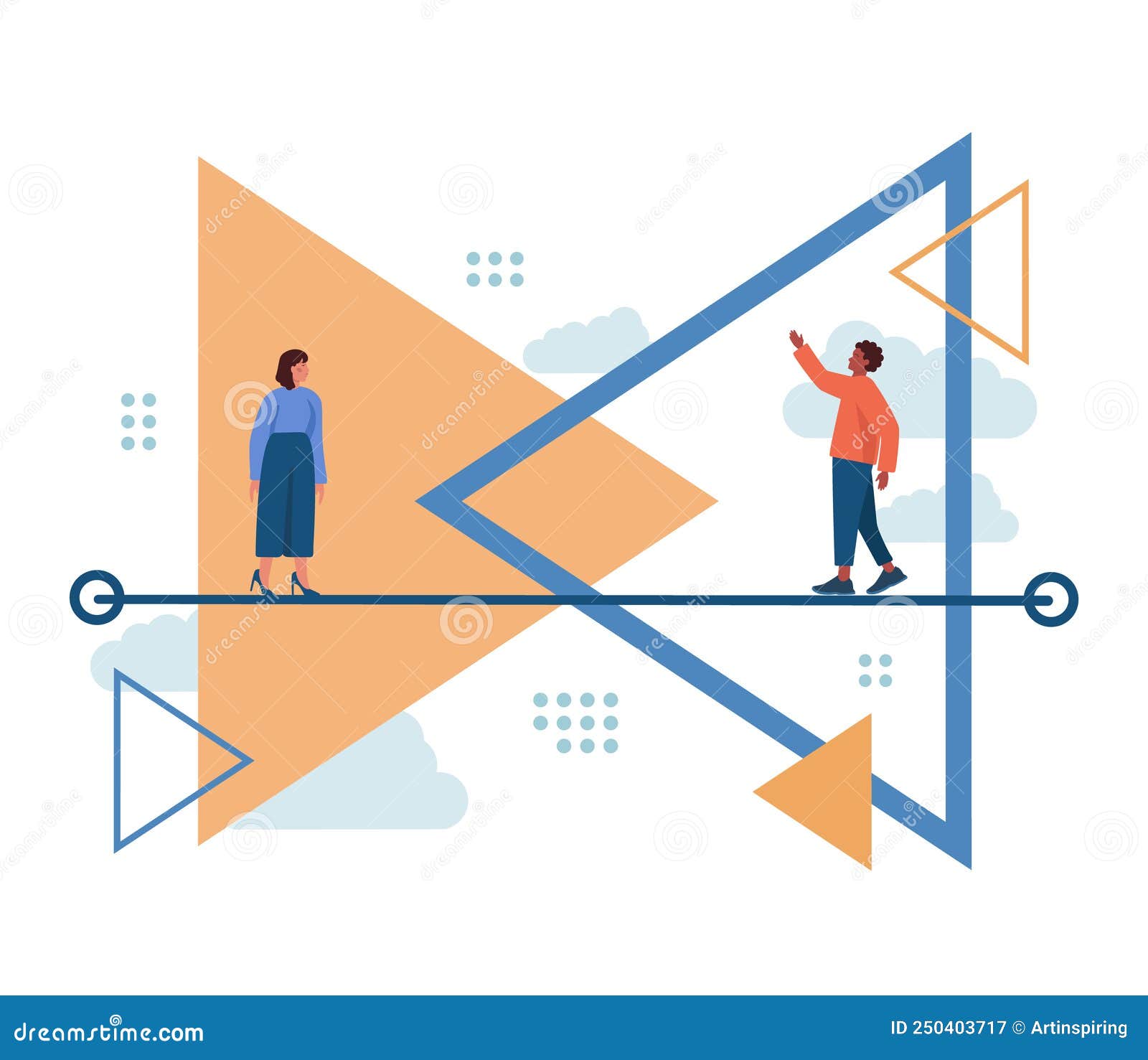 Merger Concept. Collaboration and Teamwork Stock Vector - Illustration ...