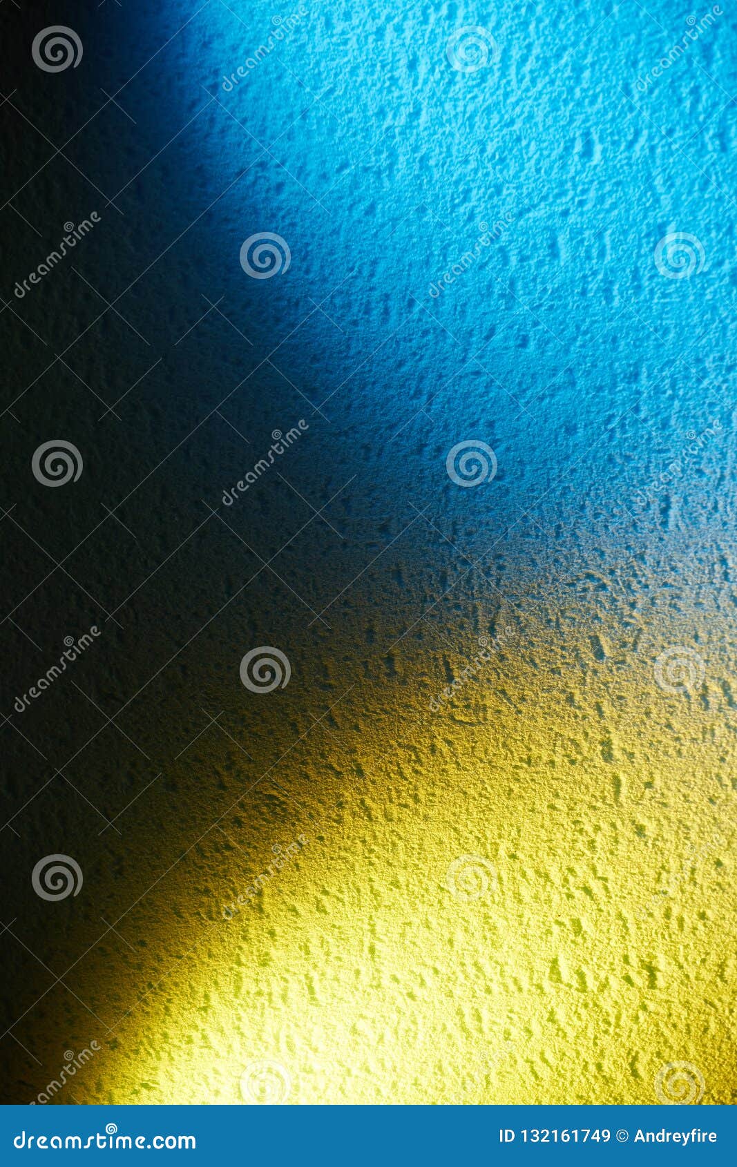 Merging Yellow and Blue on the Same Background with a Red Spot Stock ...