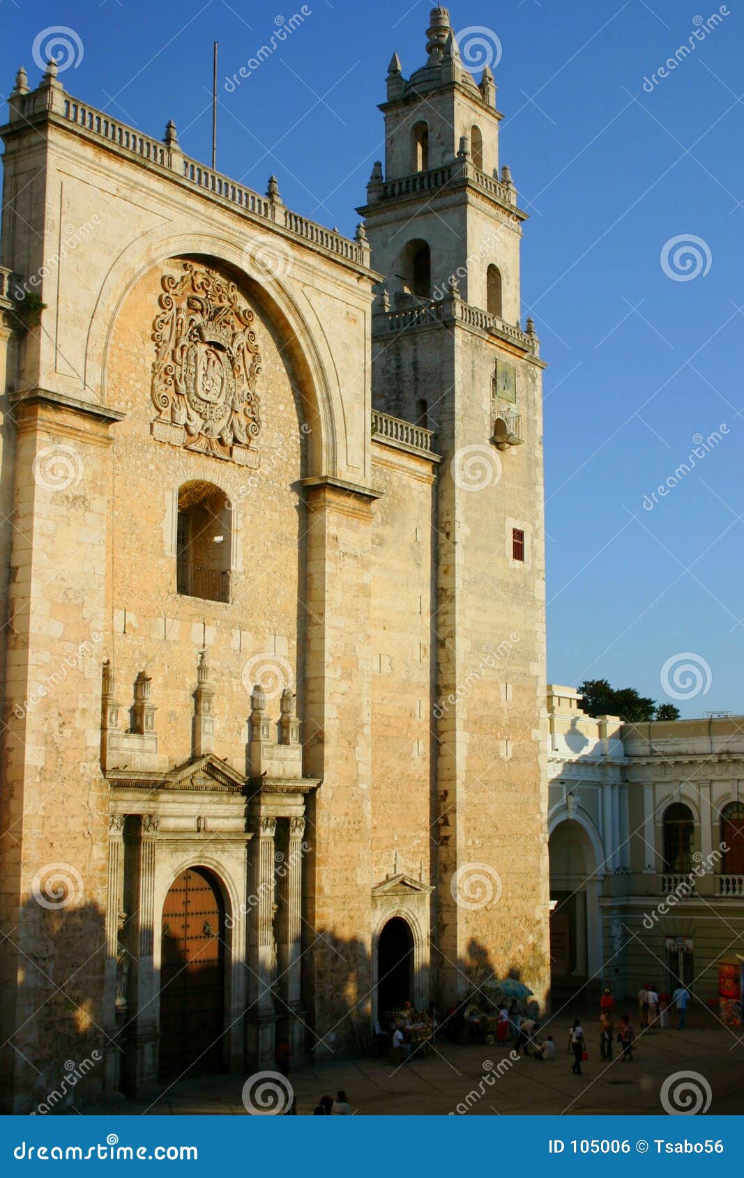 Merida cathedral stock photo. Image of stones, cathedral - 105006
