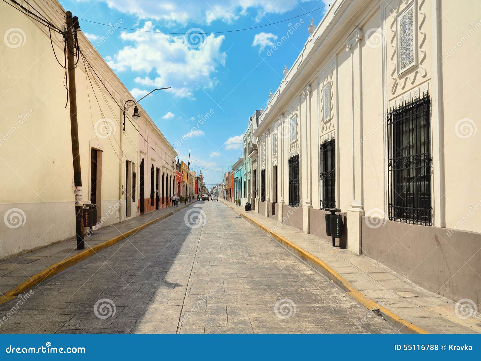 Merida City in Mexico Colonial Architecture Editorial Stock Photo ...