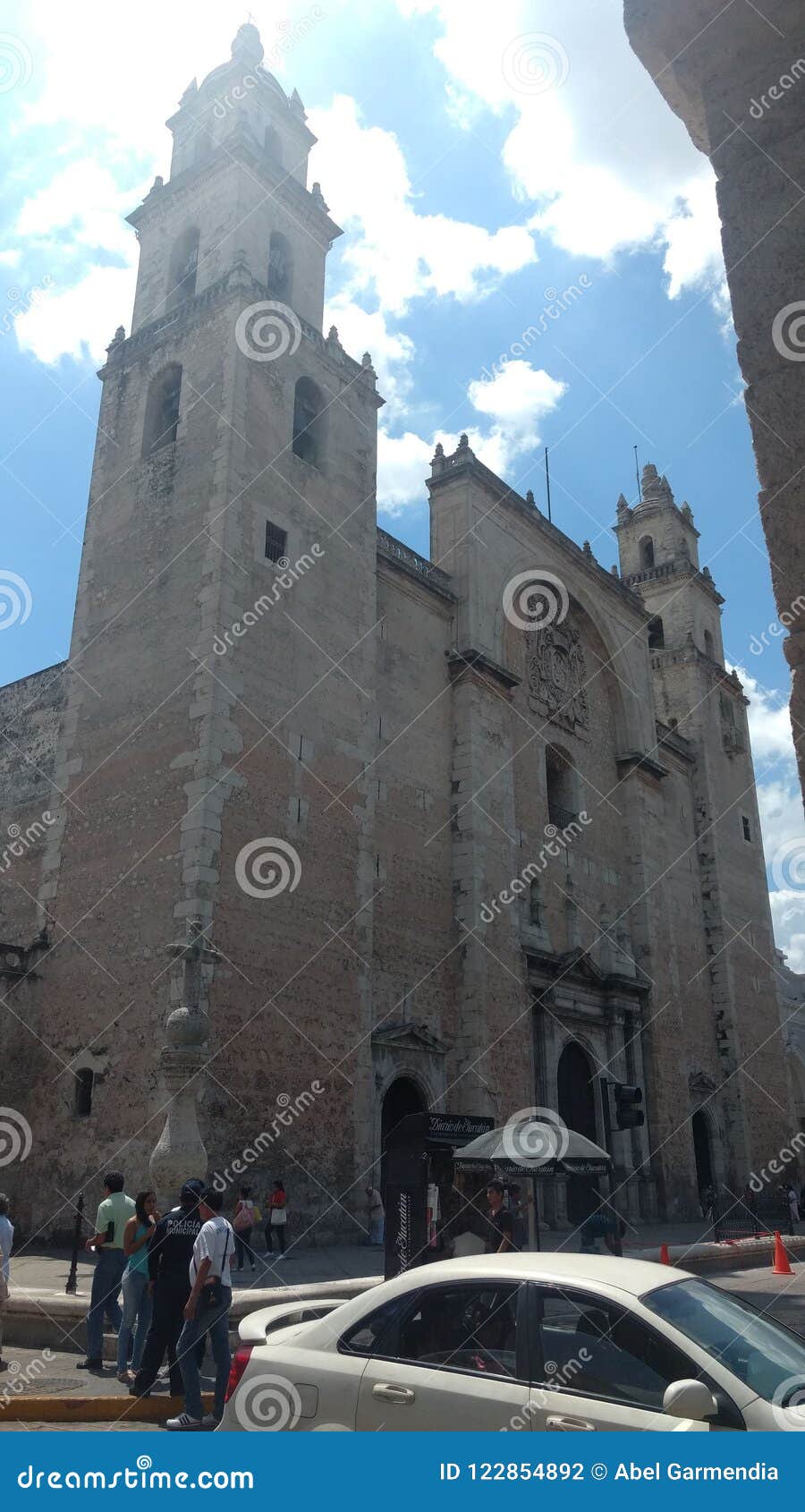 Merida colonial catedral editorial photography. Image of yucatan ...