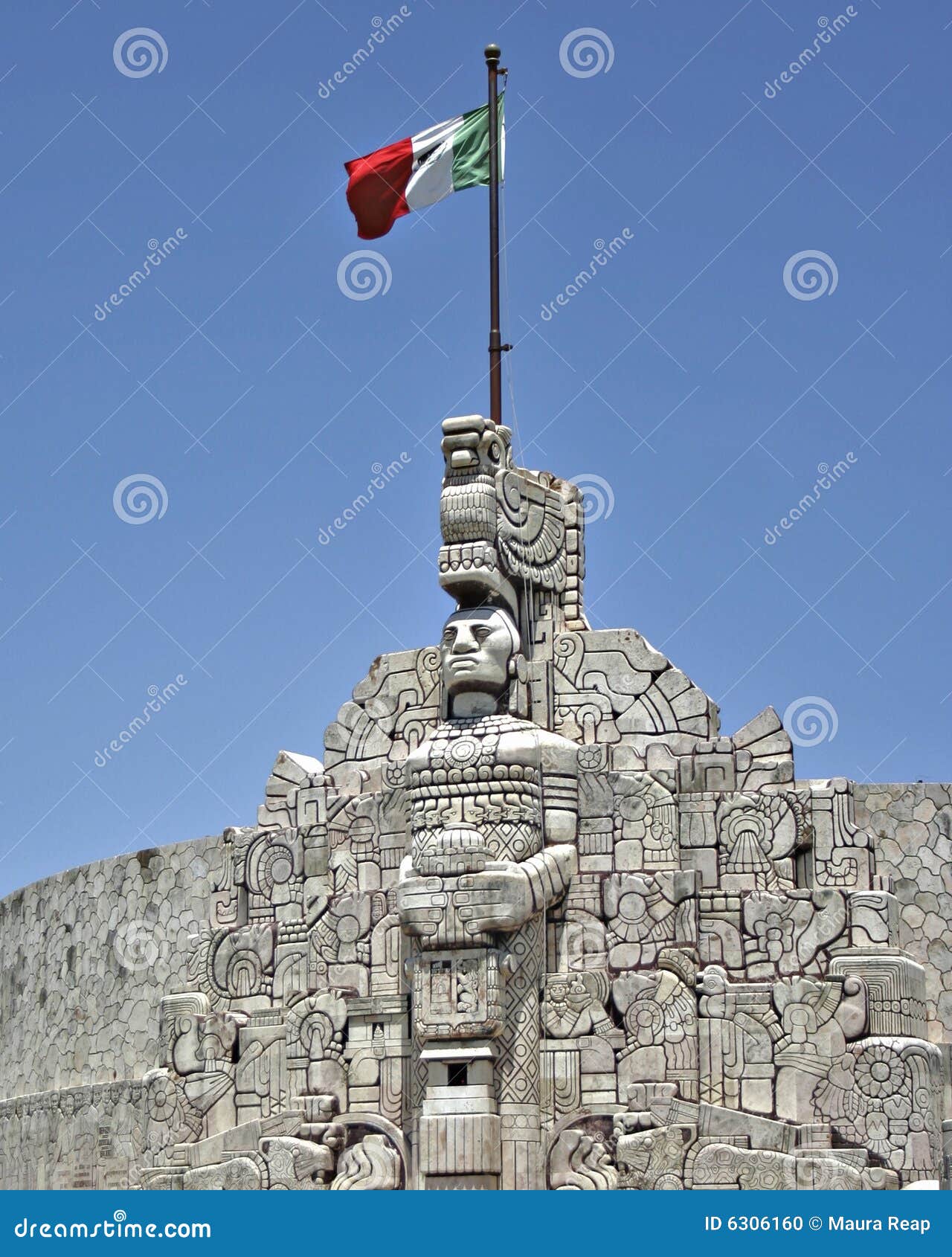 Merida. Monument To The Fatherland, Yucatan, Mexico. Patria Monument In ...
