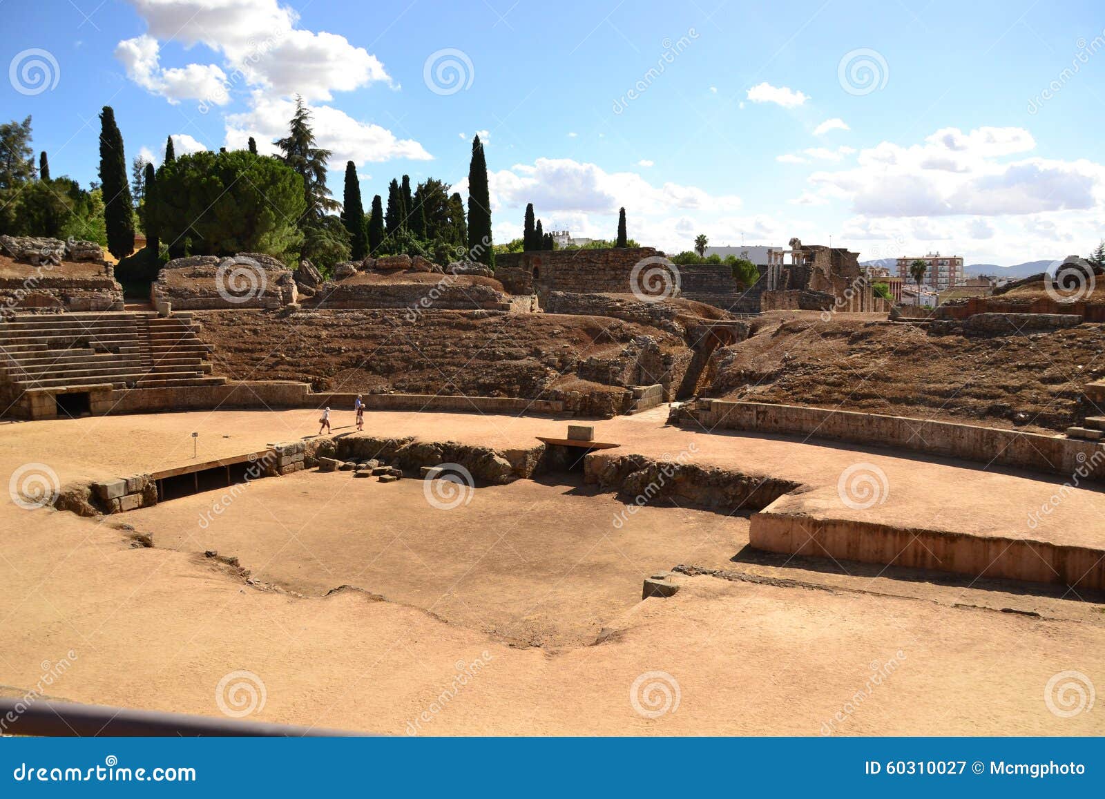 Merida, Roman circus editorial photography. Image of entrance - 60310027