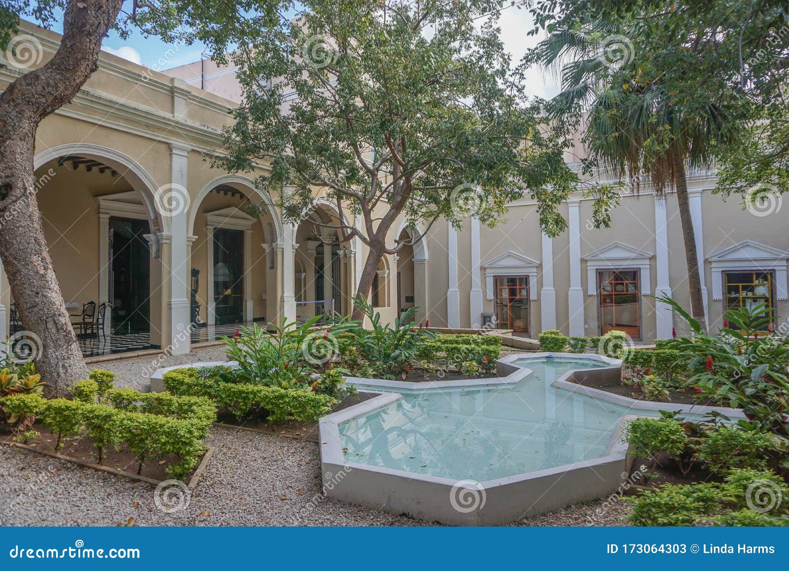 Merida, Yucatan, Mexico: the Courtyard of the Museo Casa Montejo, 1540 ...