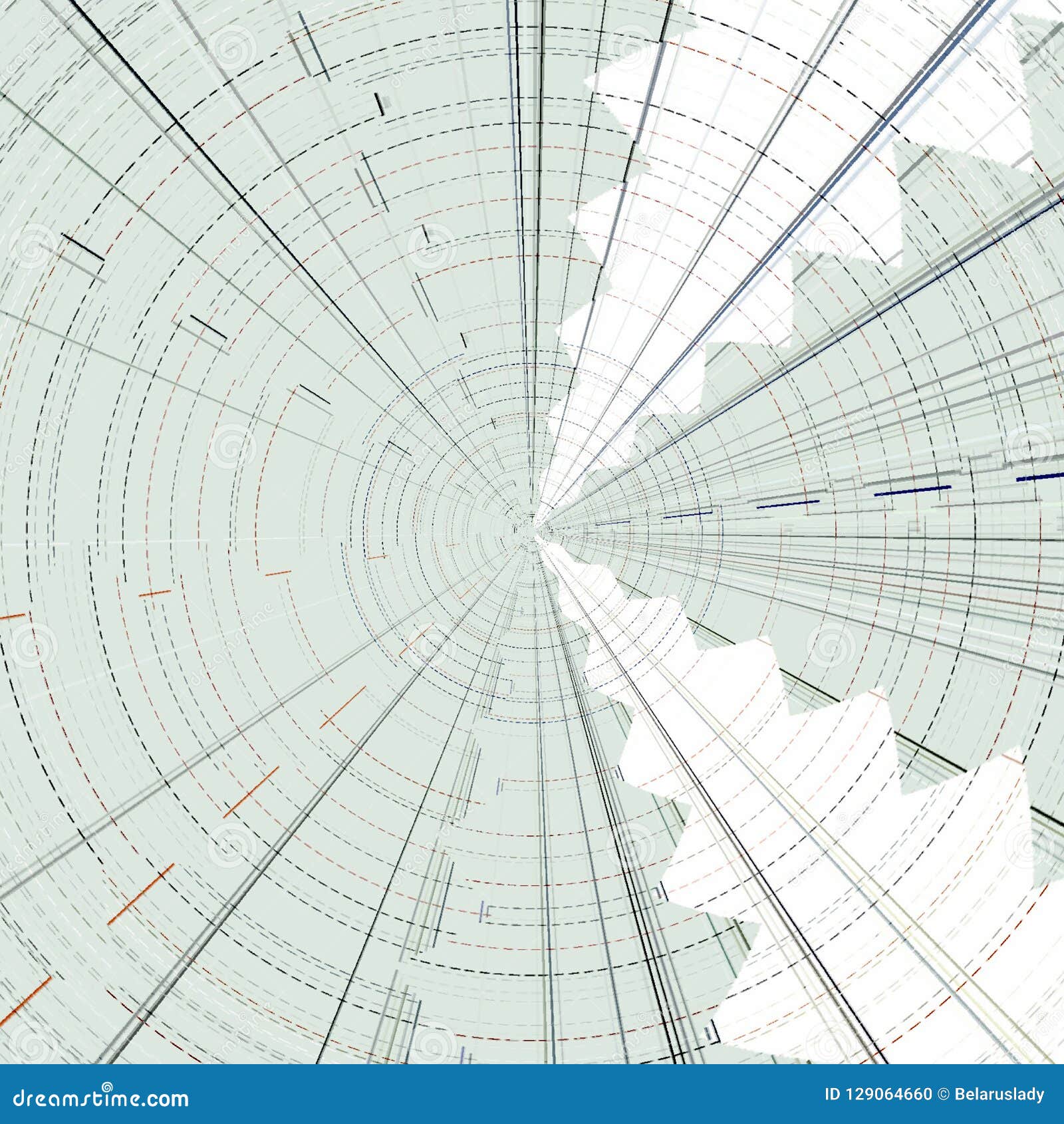 Abstract Meridian Card Banner for Globalization or Mape Sujet Stock ...