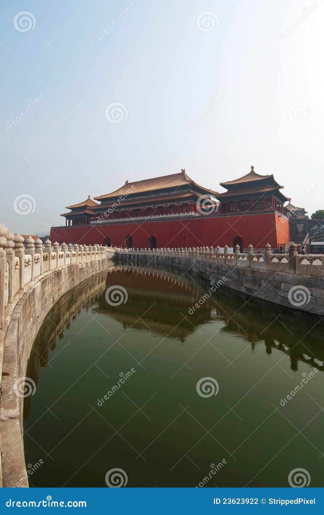 Meridian Gate, Forbidden City, Beijing Stock Photo - Image of ...