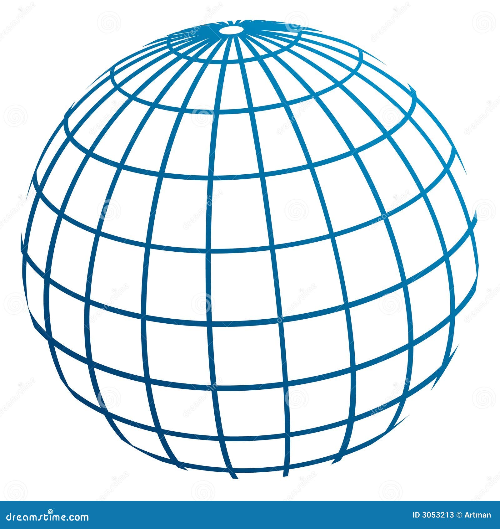 Meridiani Del Globo/modello Di Terra Illustrazione Vettoriale ...