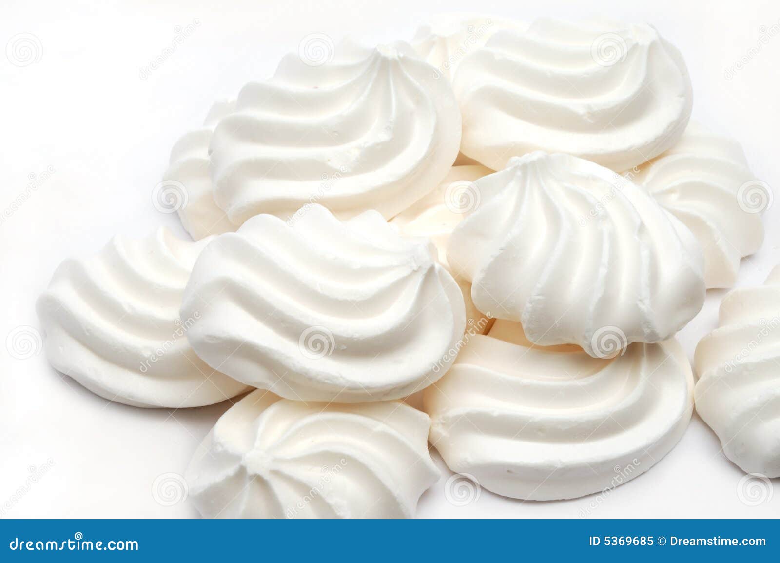 Meringen stockbild. Bild von kalorien, freude, nachtisch - 5369685