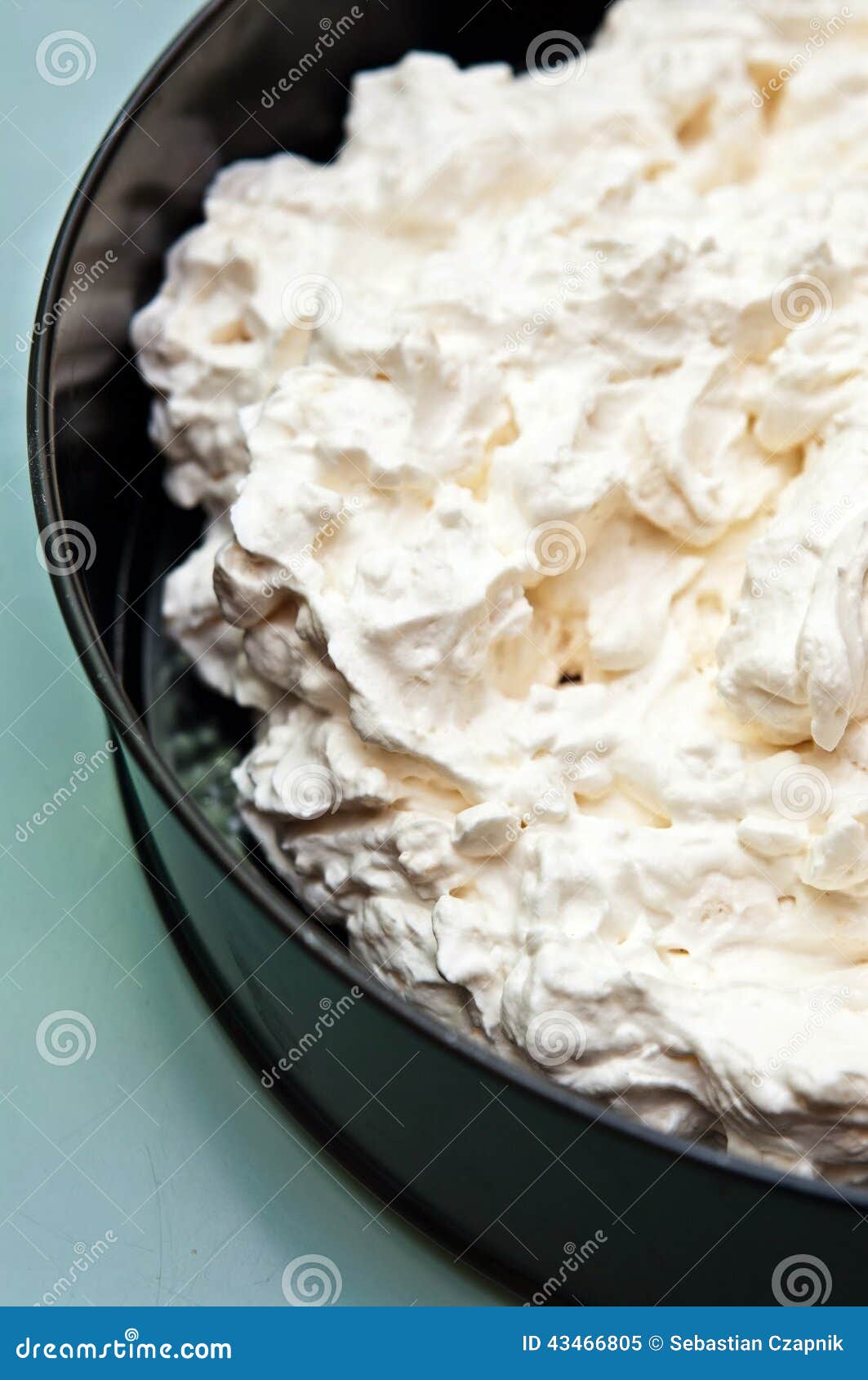 Meringue Ice Cream Dessert Stock Image Image Of Texture 43466805