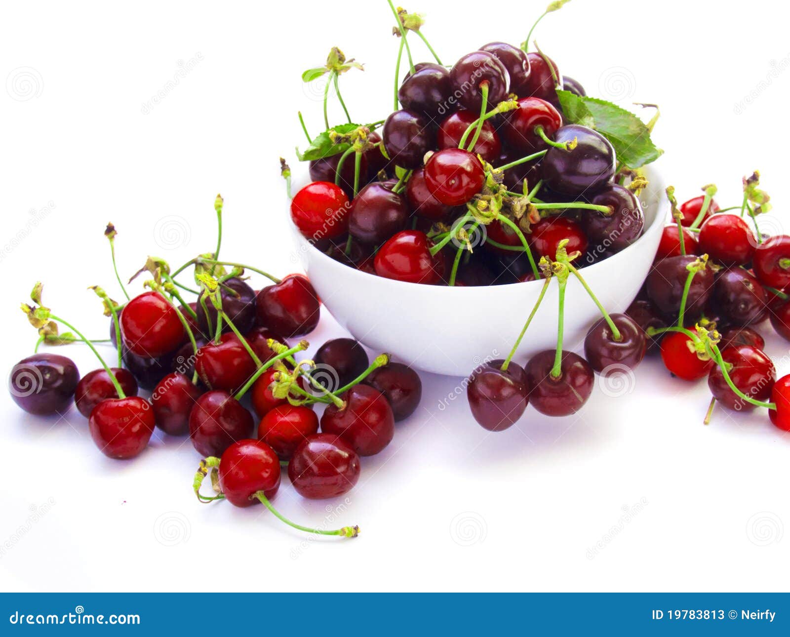 Merise image stock. Image du baie, nature, dessert, couleur - 19783813