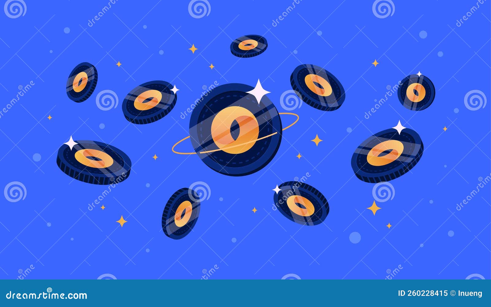 Merit Circle MC With Crypto Currency Themed Banner. MC Icon On Modern ...