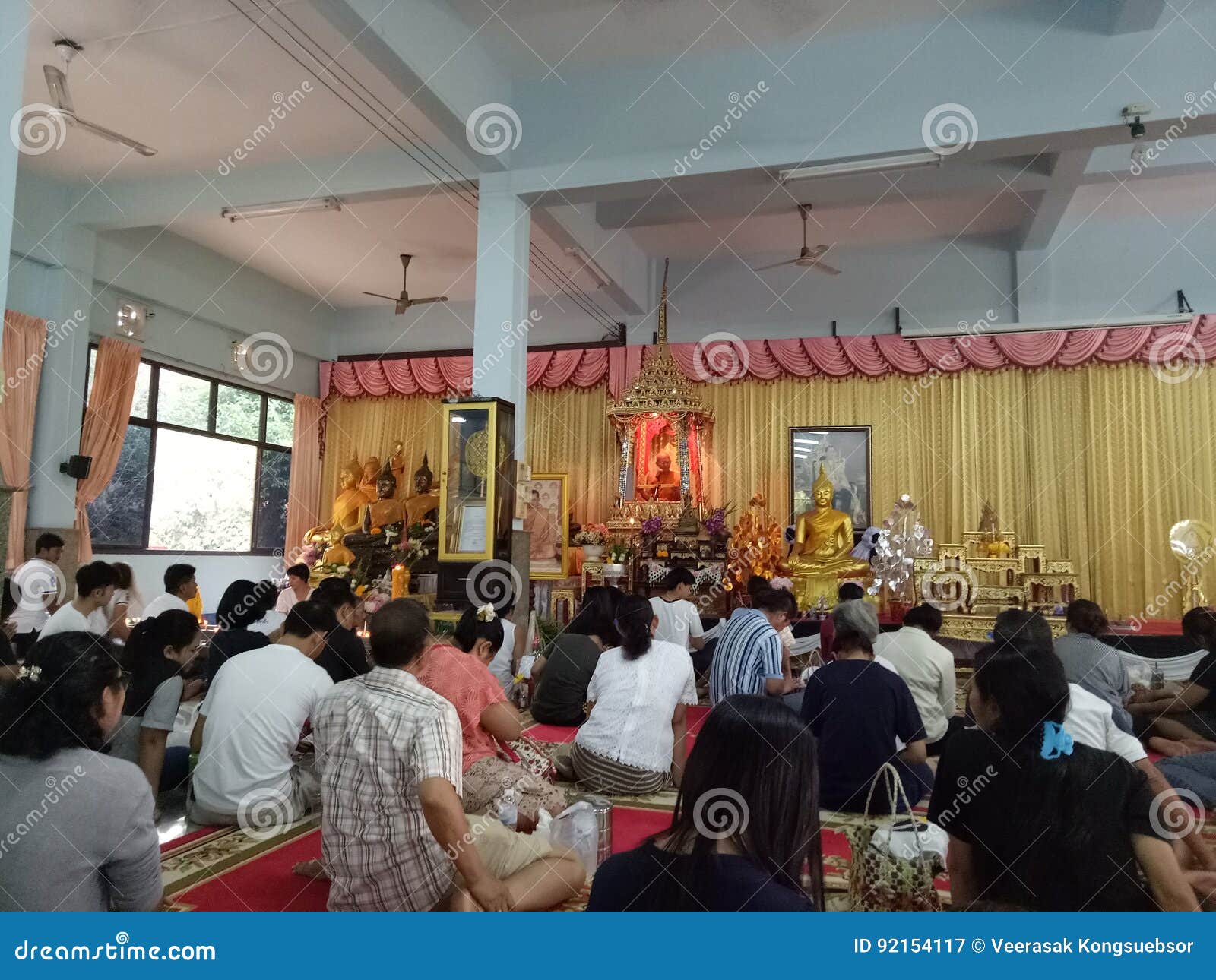 Merit visakha puja. editorial photography. Image of merit - 92154117