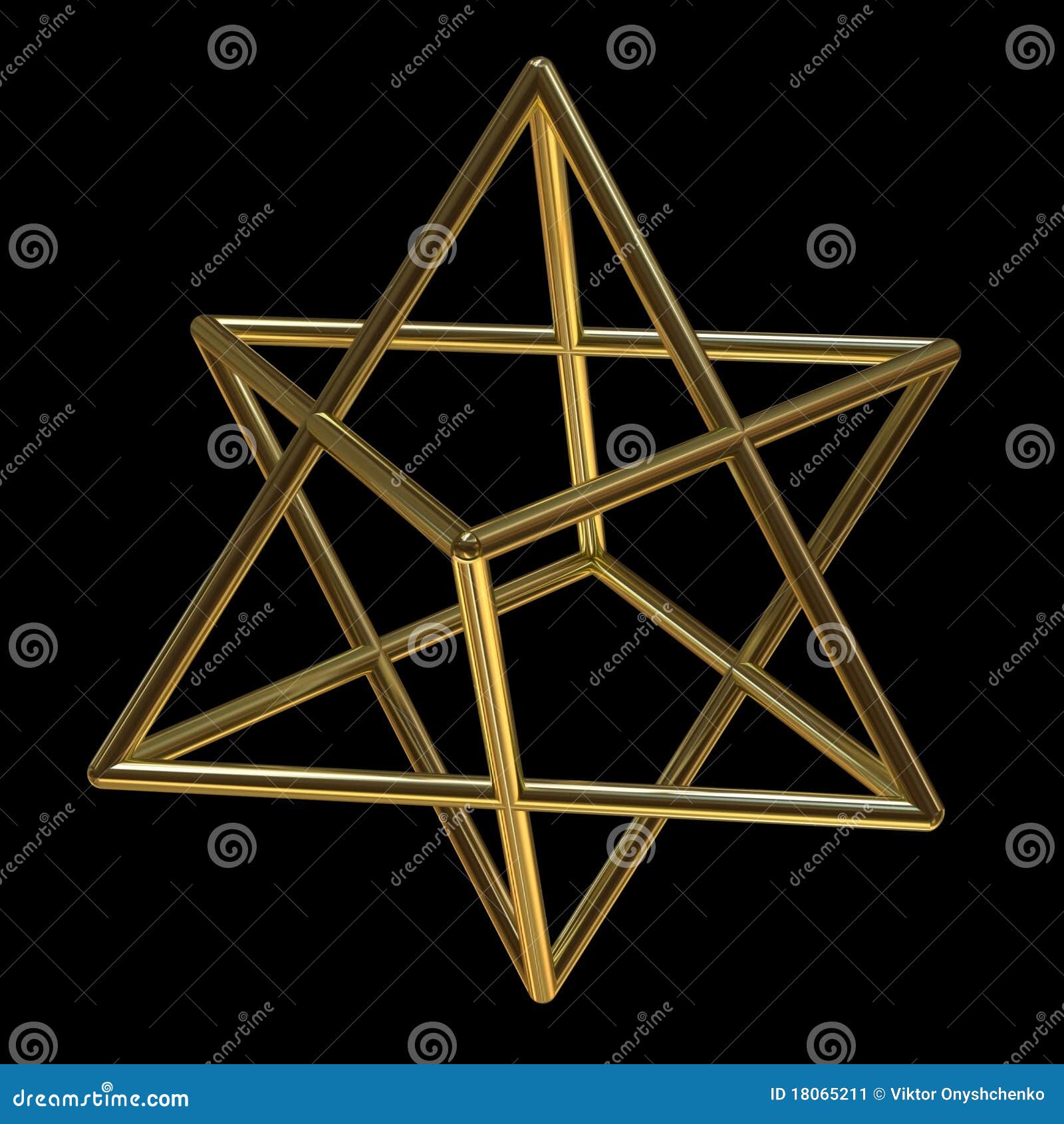 Merkaba stock de ilustración. Ilustración de meditar - 18065211