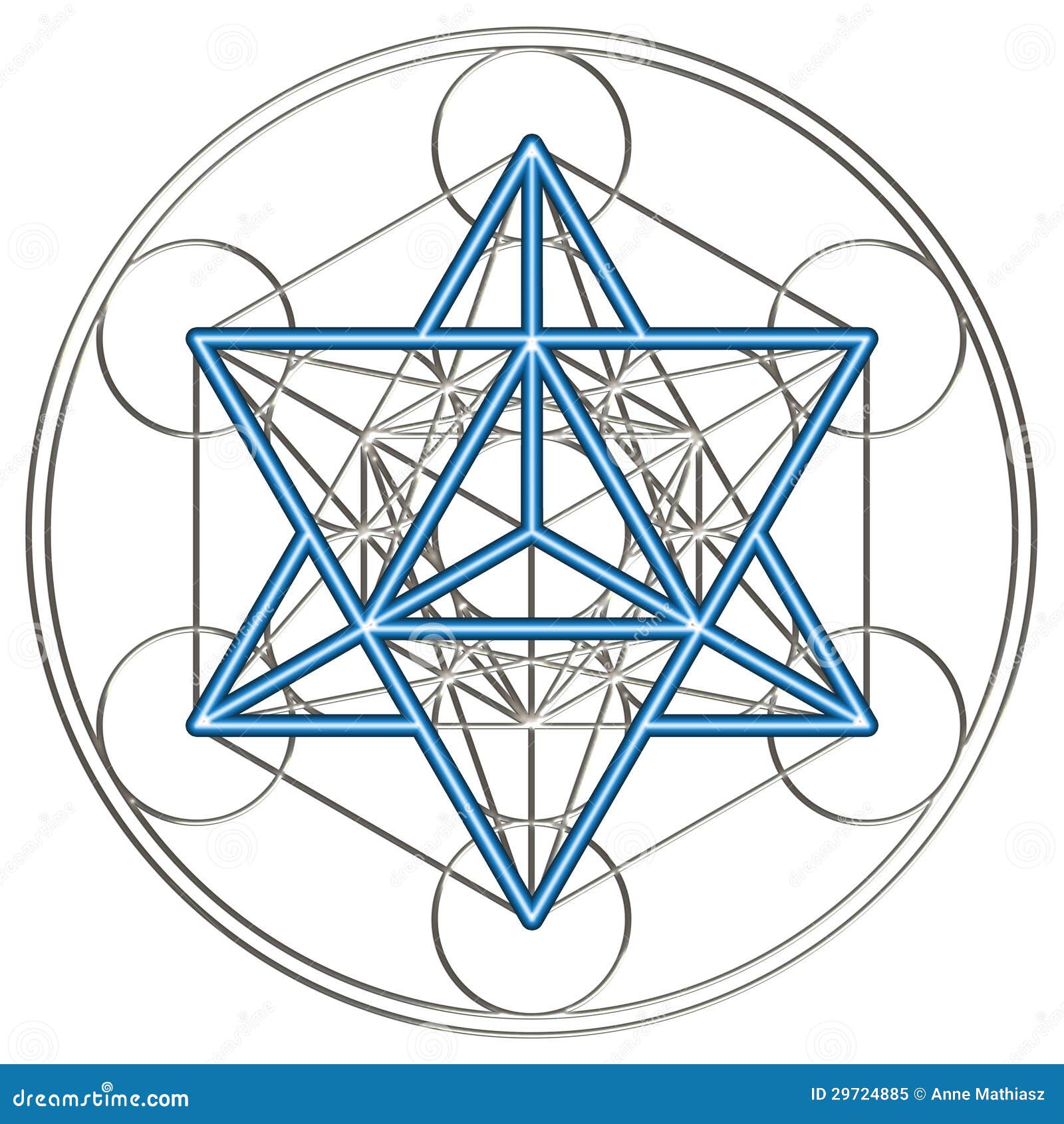 Cubo De Merkaba - De Metatrons Foto de archivo libre de regalías ...