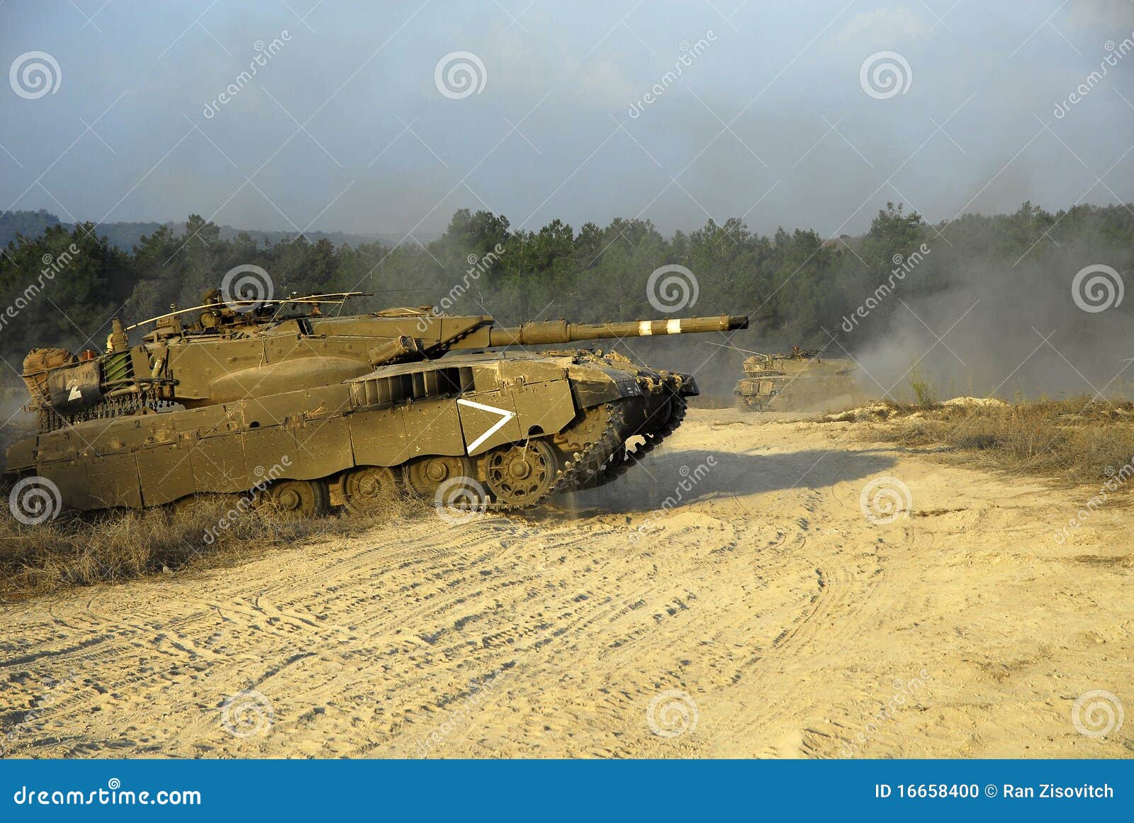 Merkava Main Battle Tank In Training Stock Photo - Image: 16658400