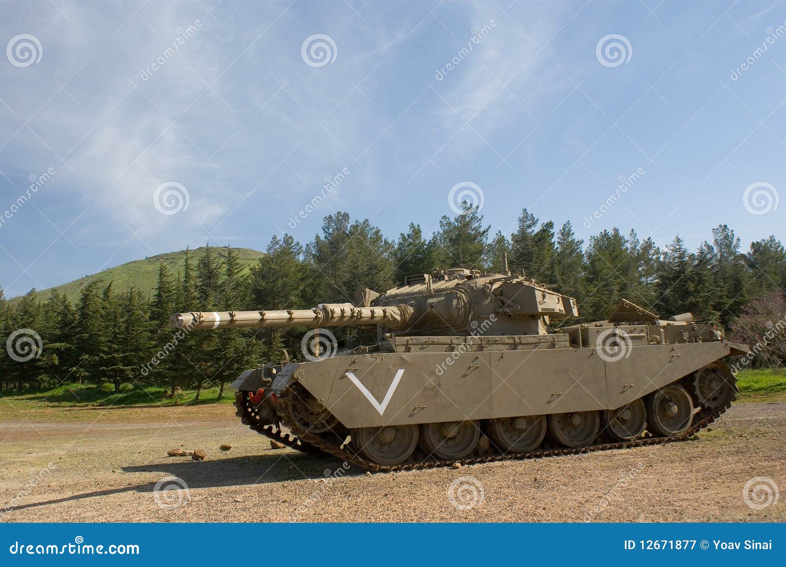 Merkava Mk 4 Baz Main Battle Tank Stock Photography | CartoonDealer.com ...
