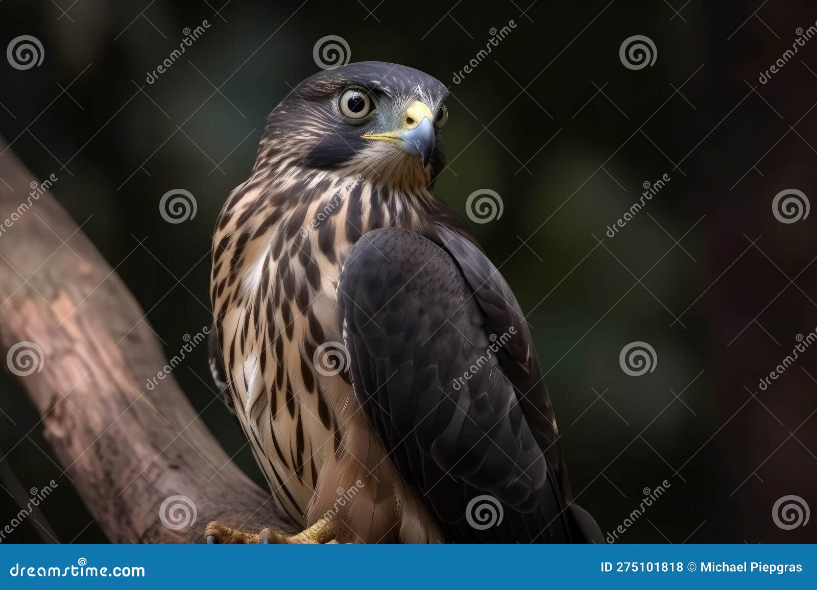 Merlin Bird Minimal Logo Design Cartoon Vector | CartoonDealer.com ...