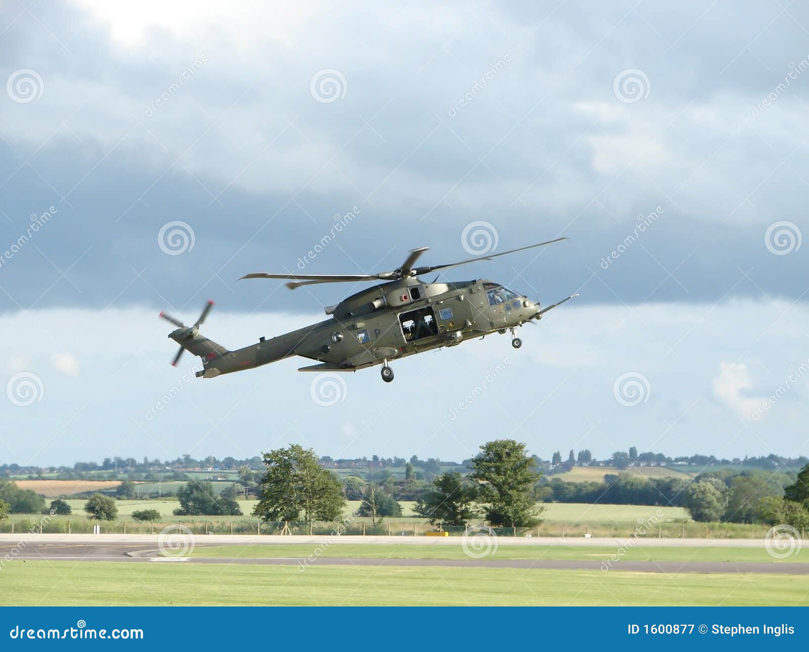 Merlin Helicopter stock image. Image of military, transport - 1600877