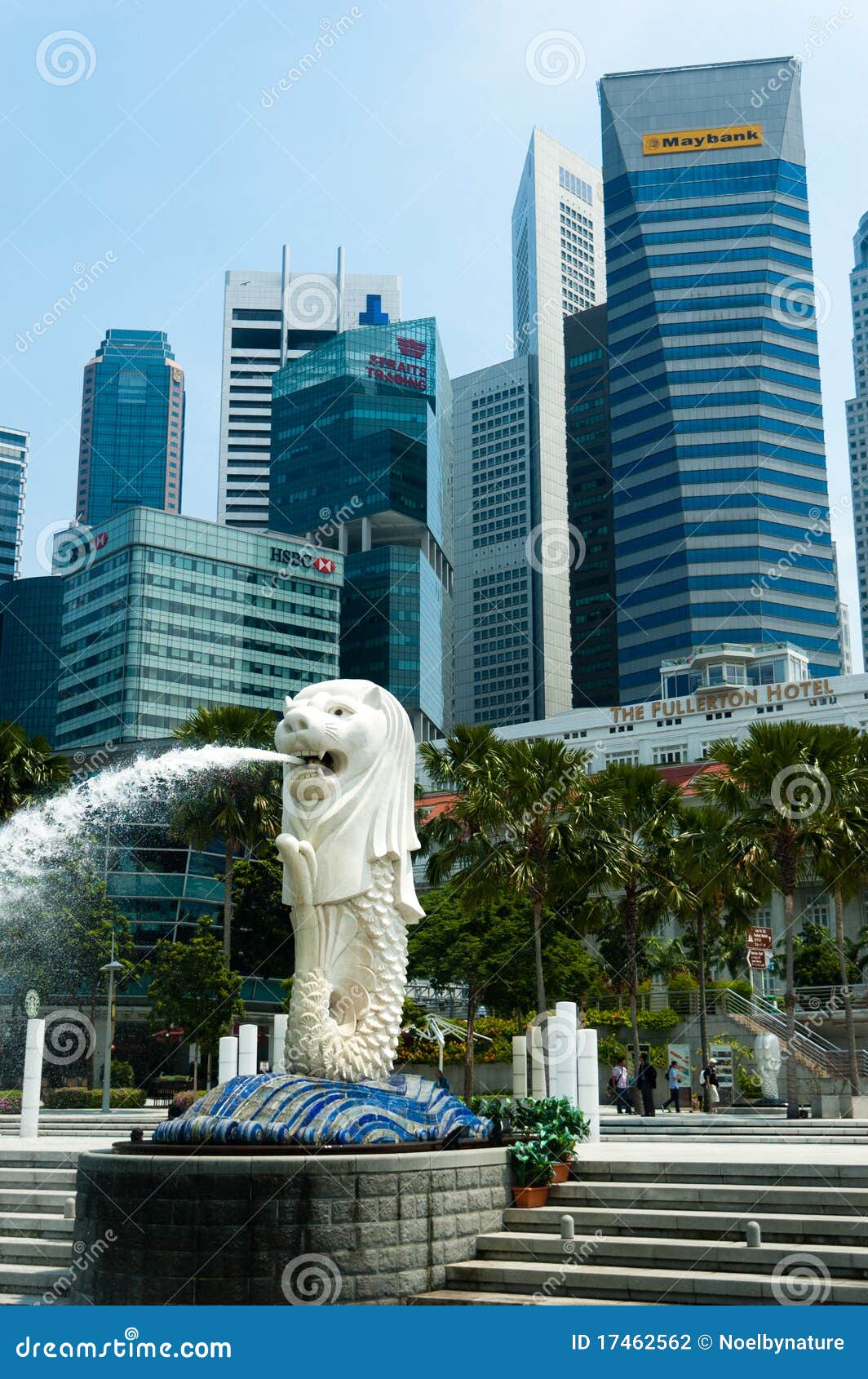 Merlion Park editorial photography. Image of district - 17462562
