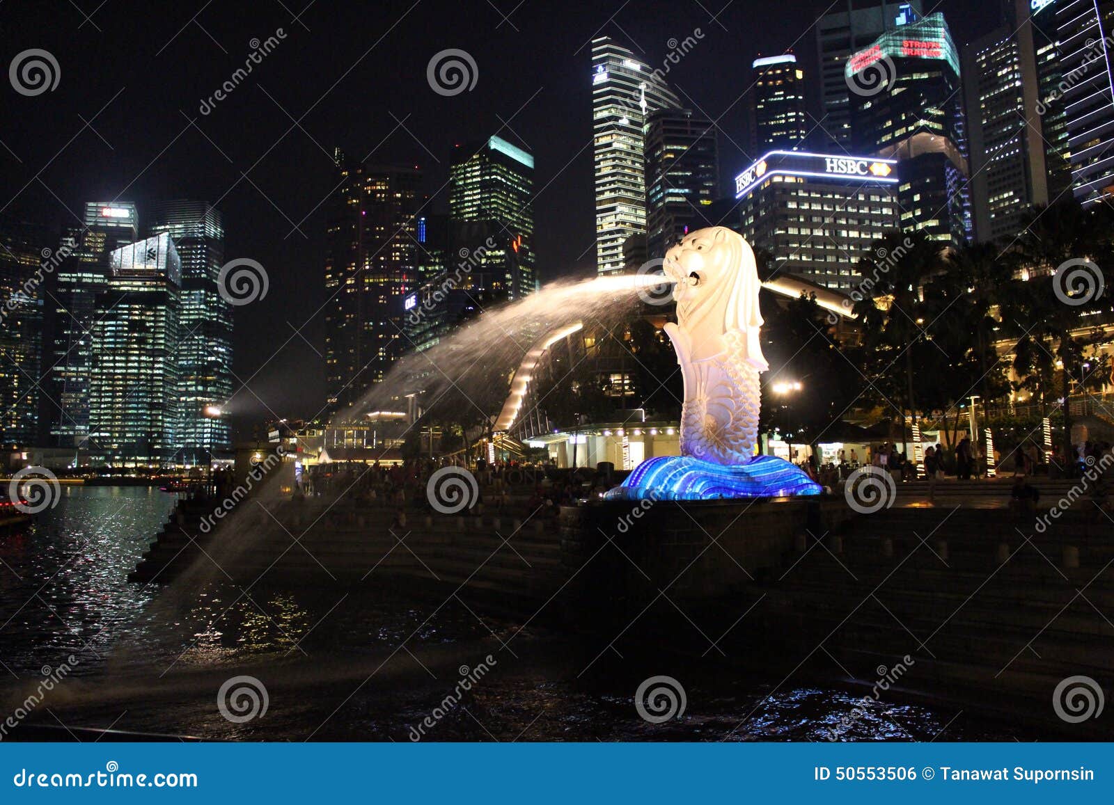 The Merlion, Singapore editorial photo. Image of singapore - 50553506