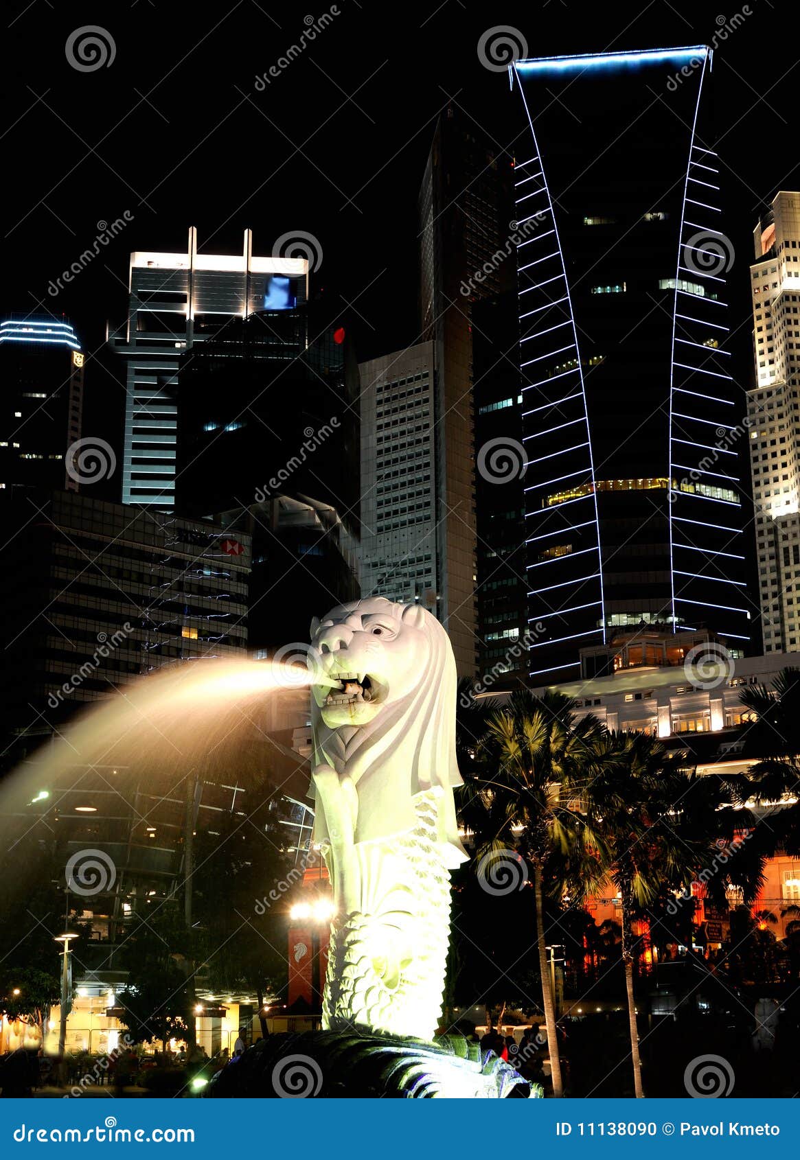 The Merlion statue editorial image. Image of history - 11138090