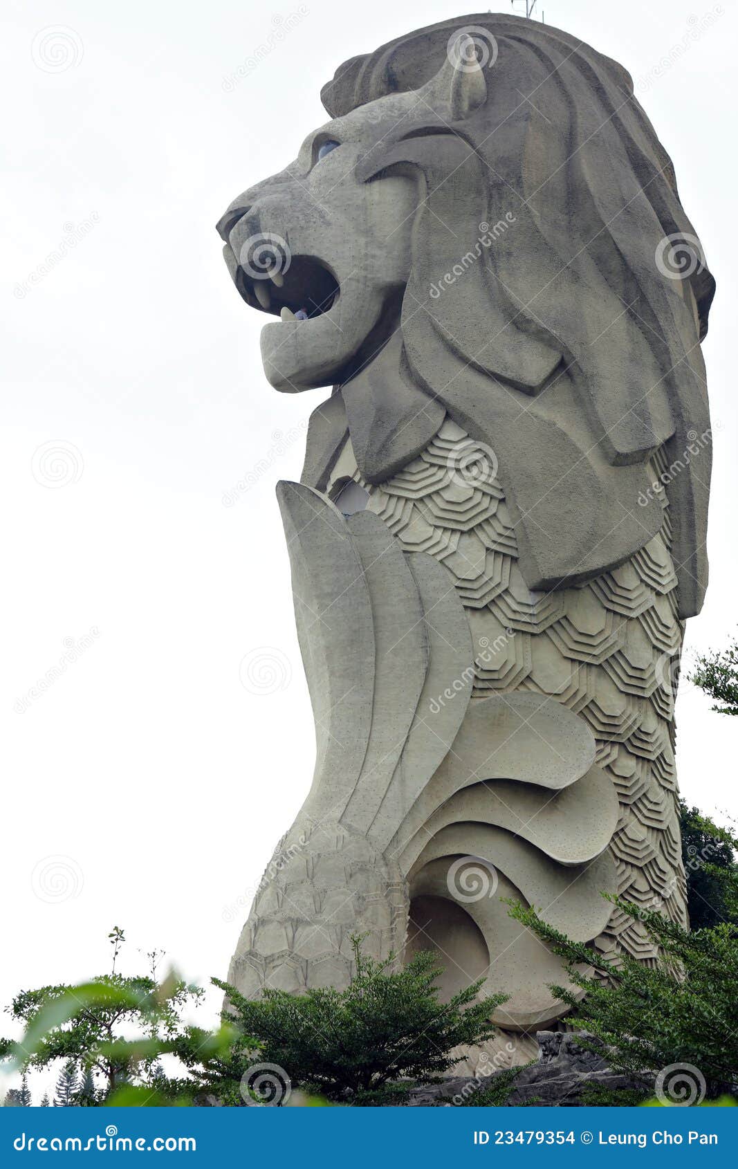 Merlion statue editorial stock image. Image of blue, outdoors - 23479354