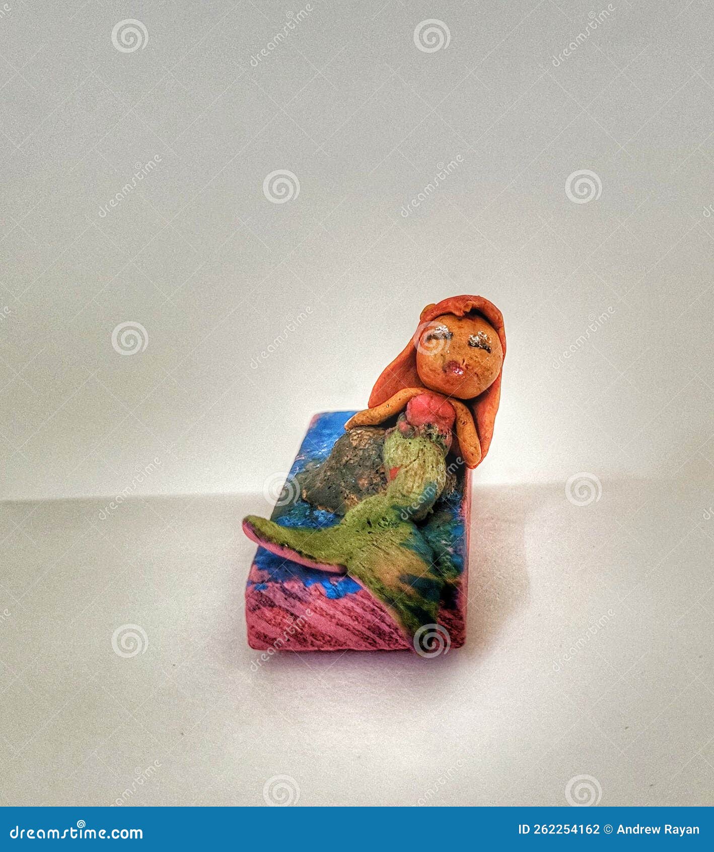 Mermaid clay art stock photo. Image of pattern, organ - 262254162
