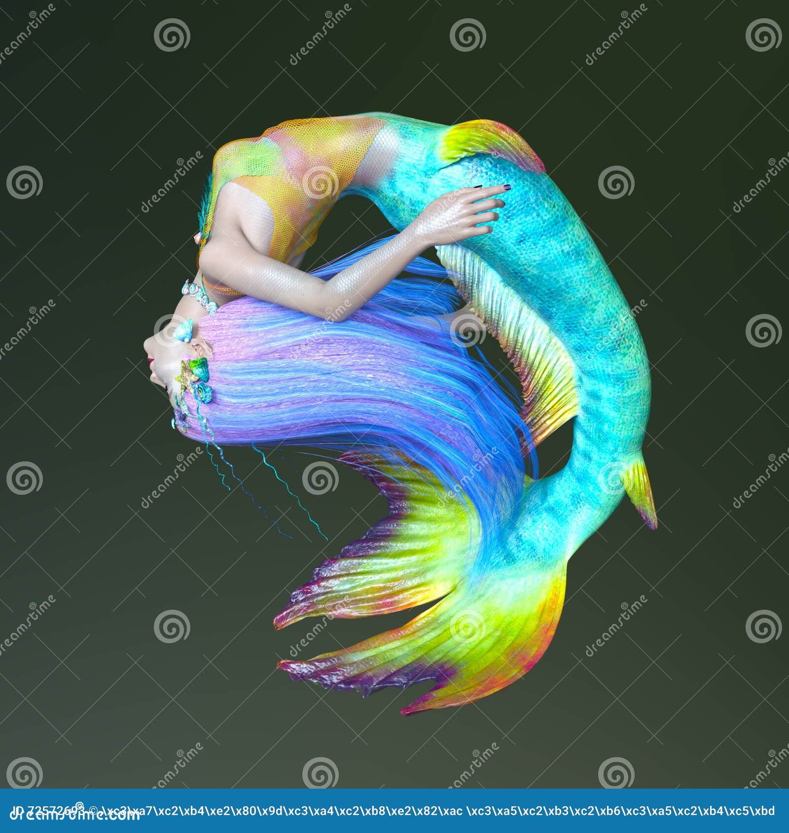 Mermaid stock image. Image of fish, background, fairy - 72572693