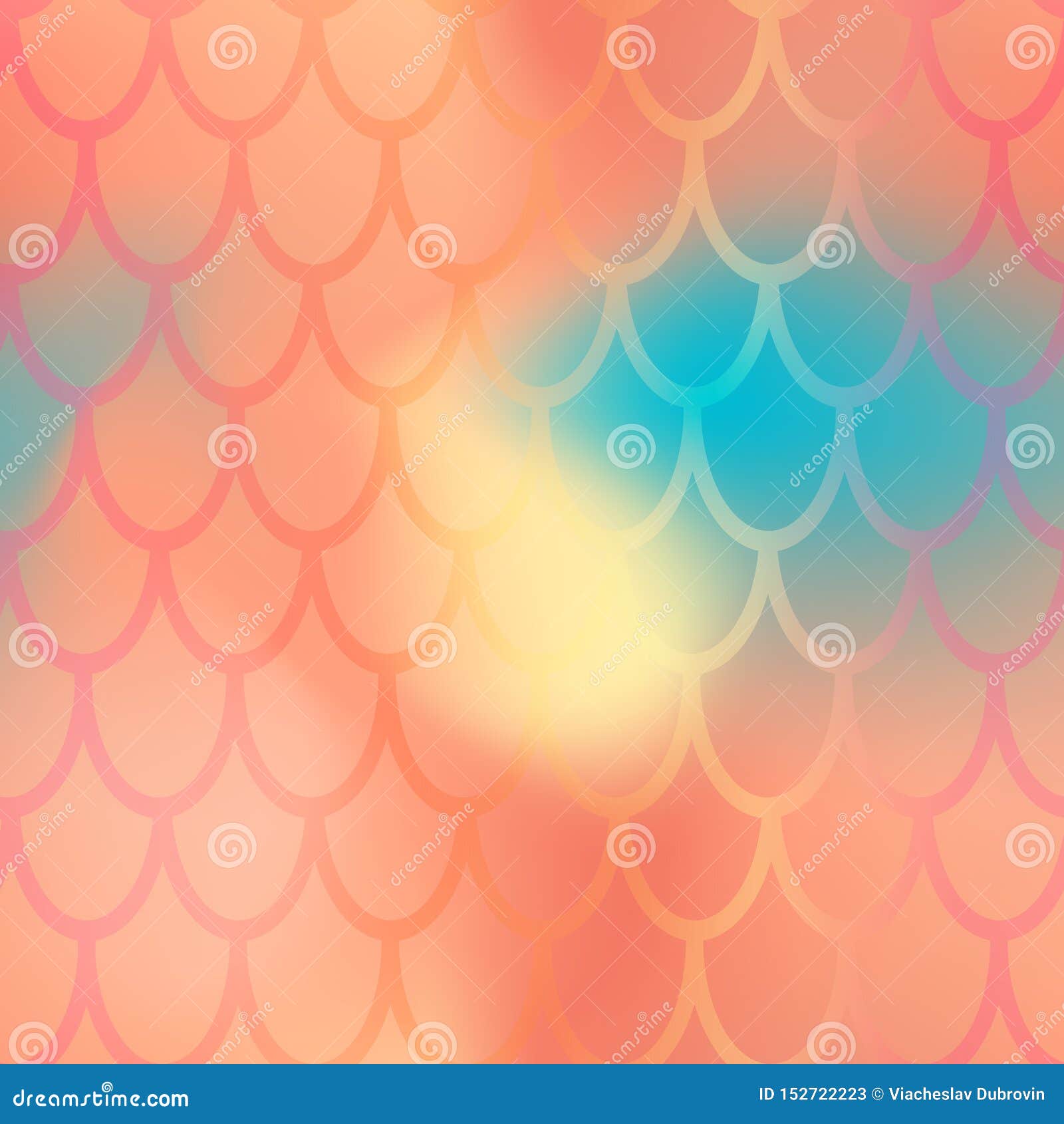 Mermaid or Fish Scale Seamless Pattern. Orange Mermaid Skin Background ... Mermaid or Fish Scale Seamless Pattern. Orange Mermaid Skin Background ...