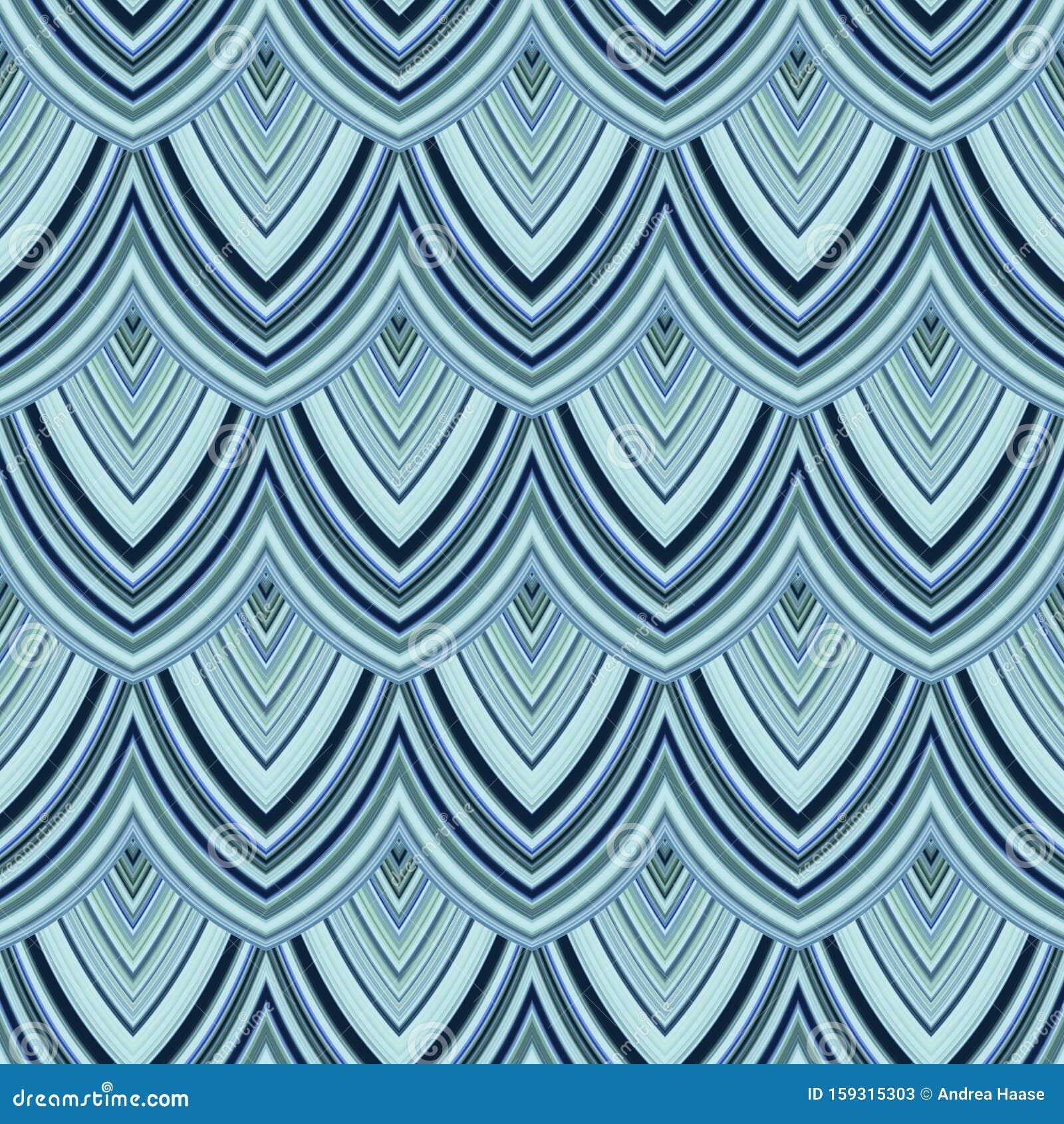 Mermaid Scale Seamless Repeating Pattern Stock Illustration ...