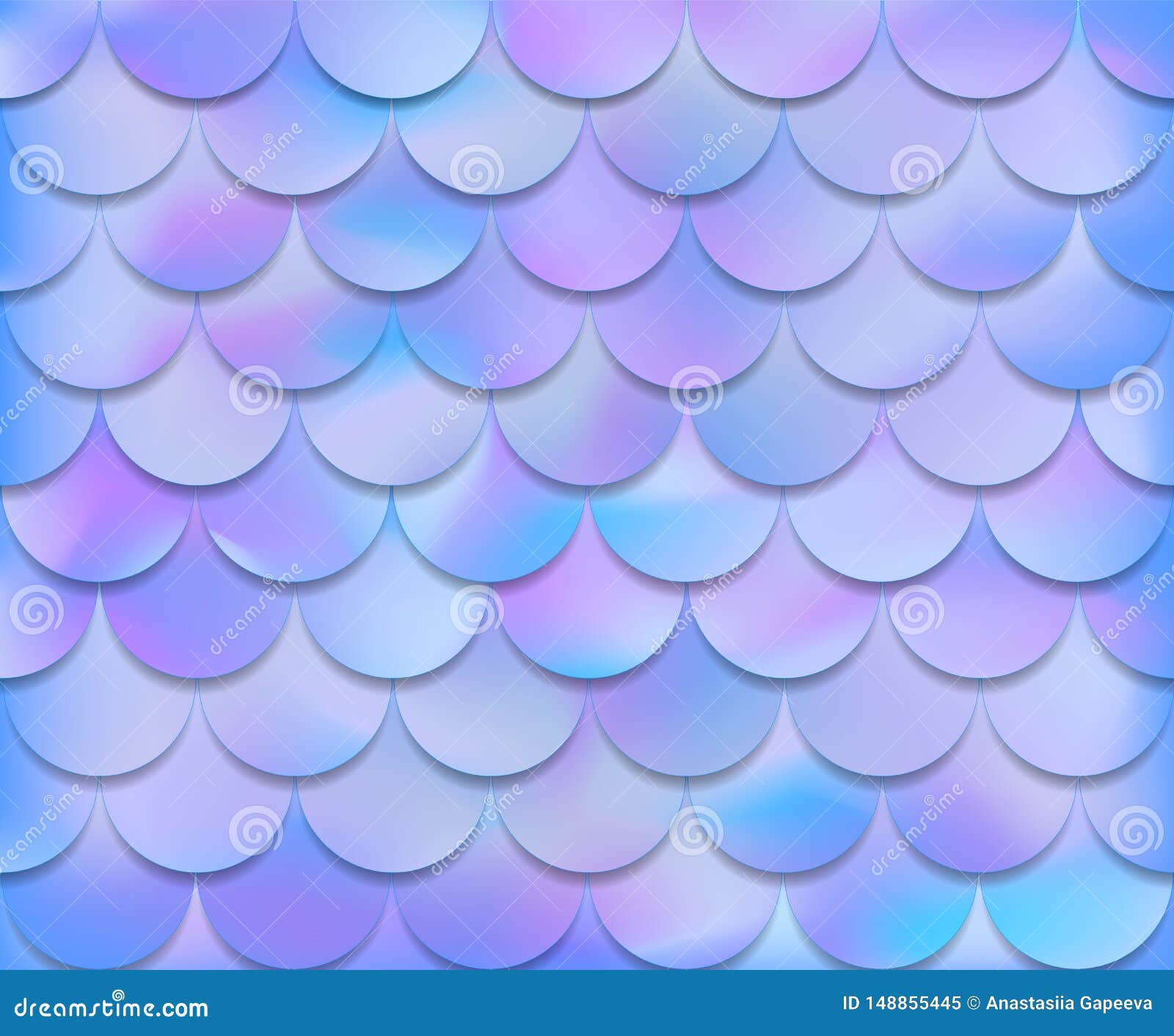 Mermaid Scale. Vector Illustration for Clothes Stock Vector ...