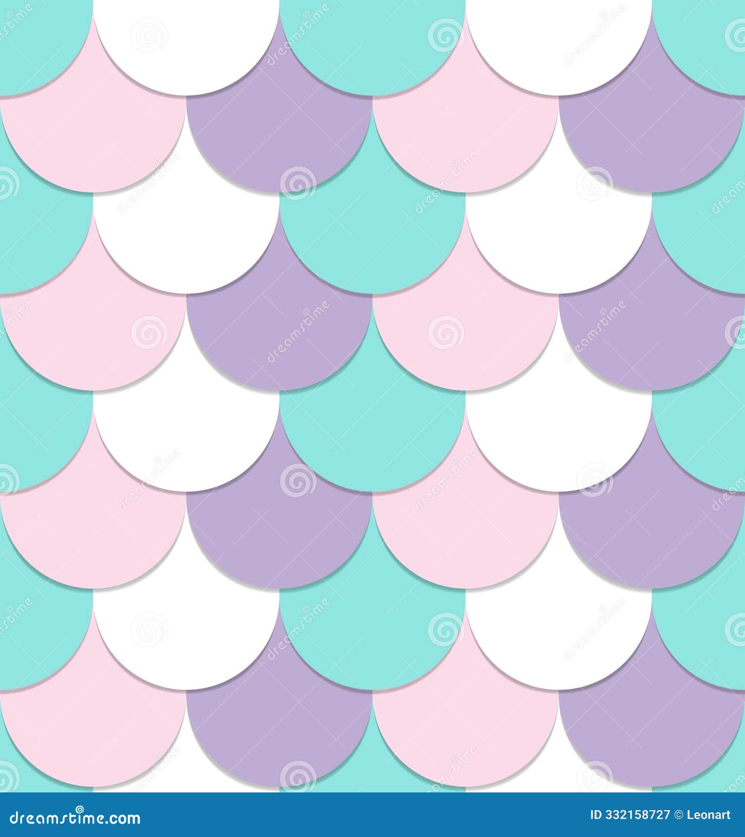 Mermaid Scales. Fish Squama. Scale Pattern. Cartoon Vector ...