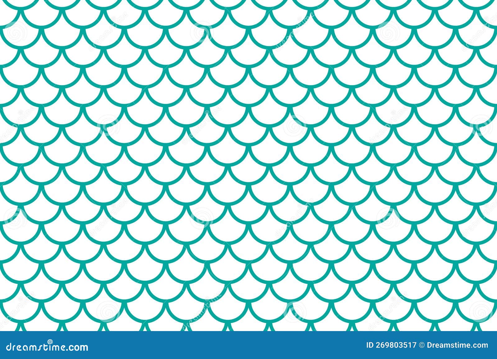 Mermaid Scales Seamless Repeat Pattern Texture. Stock Vector ...