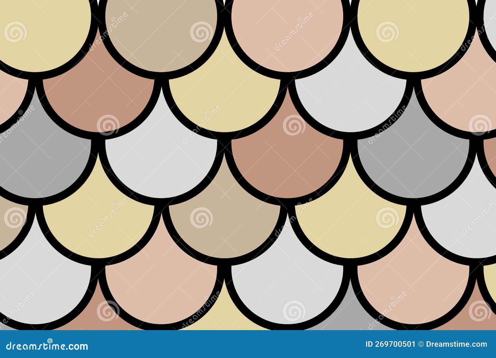 Simple Mermaid Tail Pattern Texture Design. Stock Vector - Illustration ...
