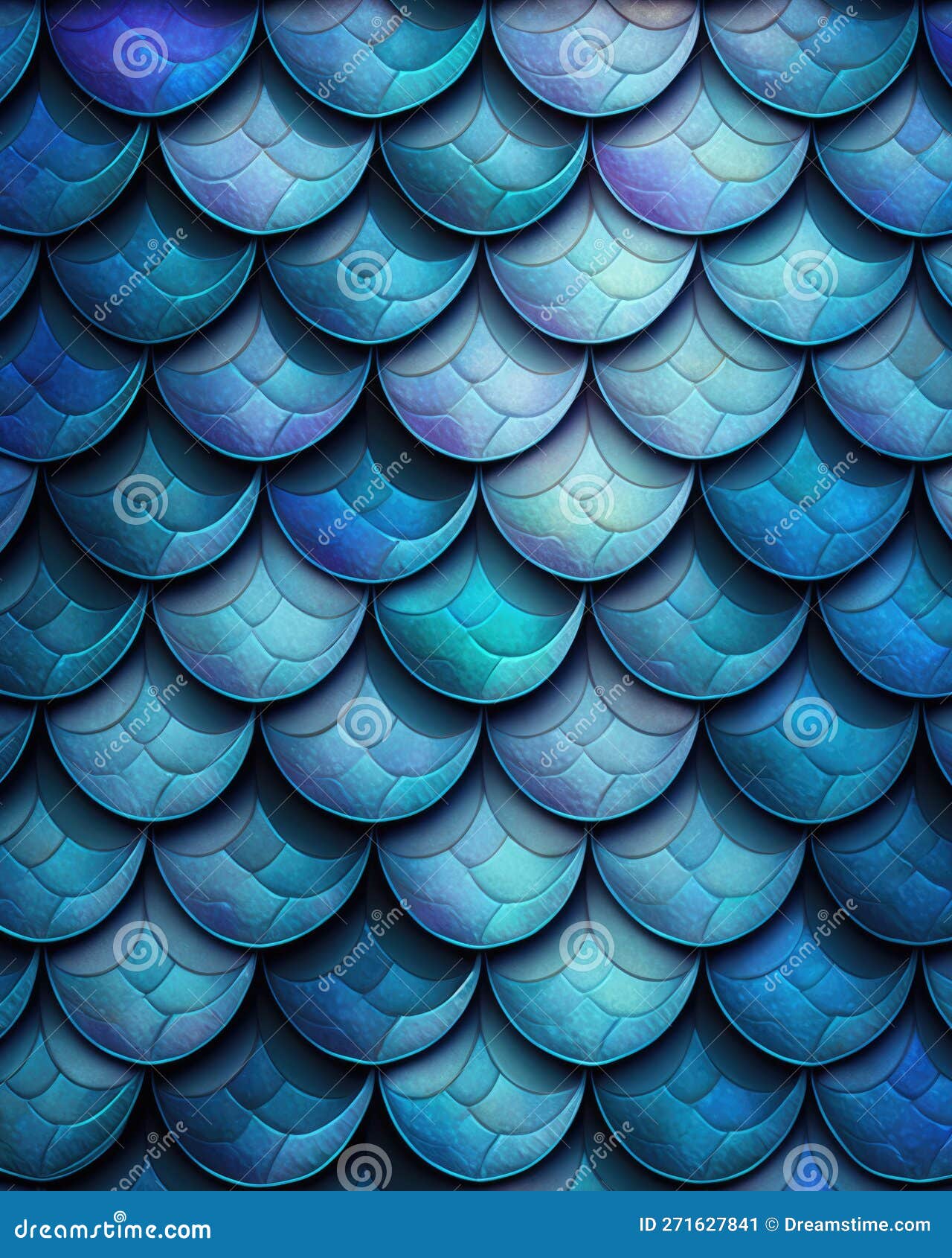 Mermaid Texture Pattern, Generative AI Stock Illustration ...