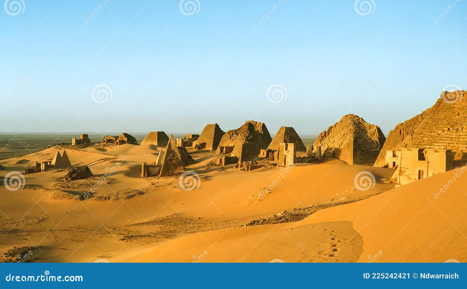 Famous Meroe Pyramids Stock Photo | CartoonDealer.com #5232960
