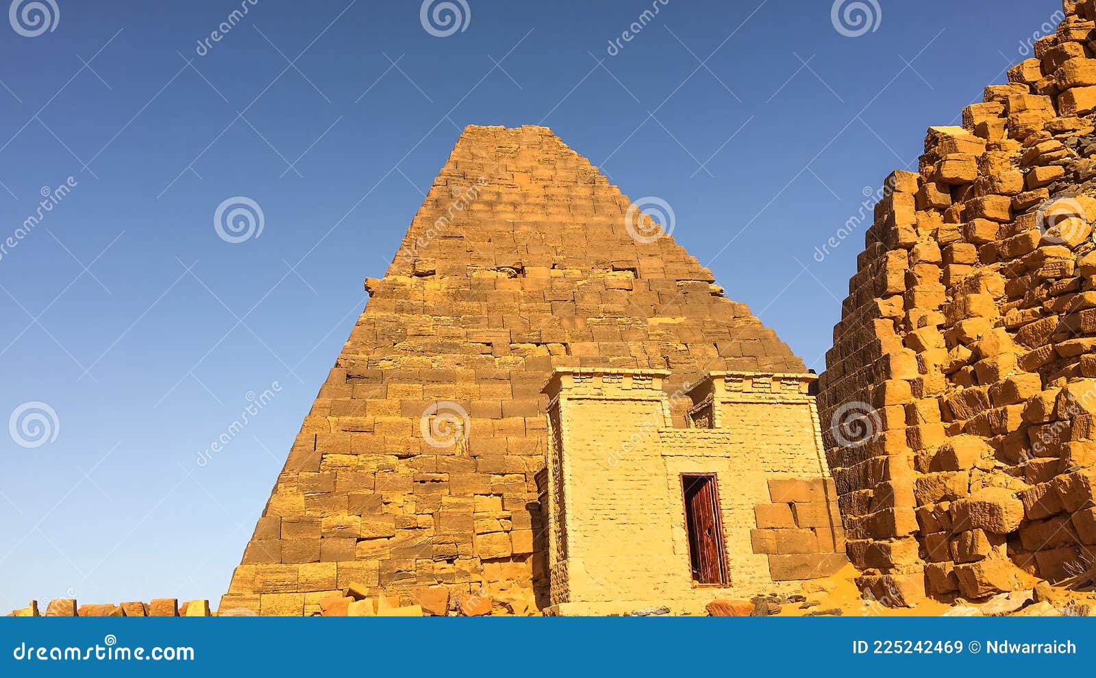 Famous Meroe Pyramids Stock Photo | CartoonDealer.com #5232960