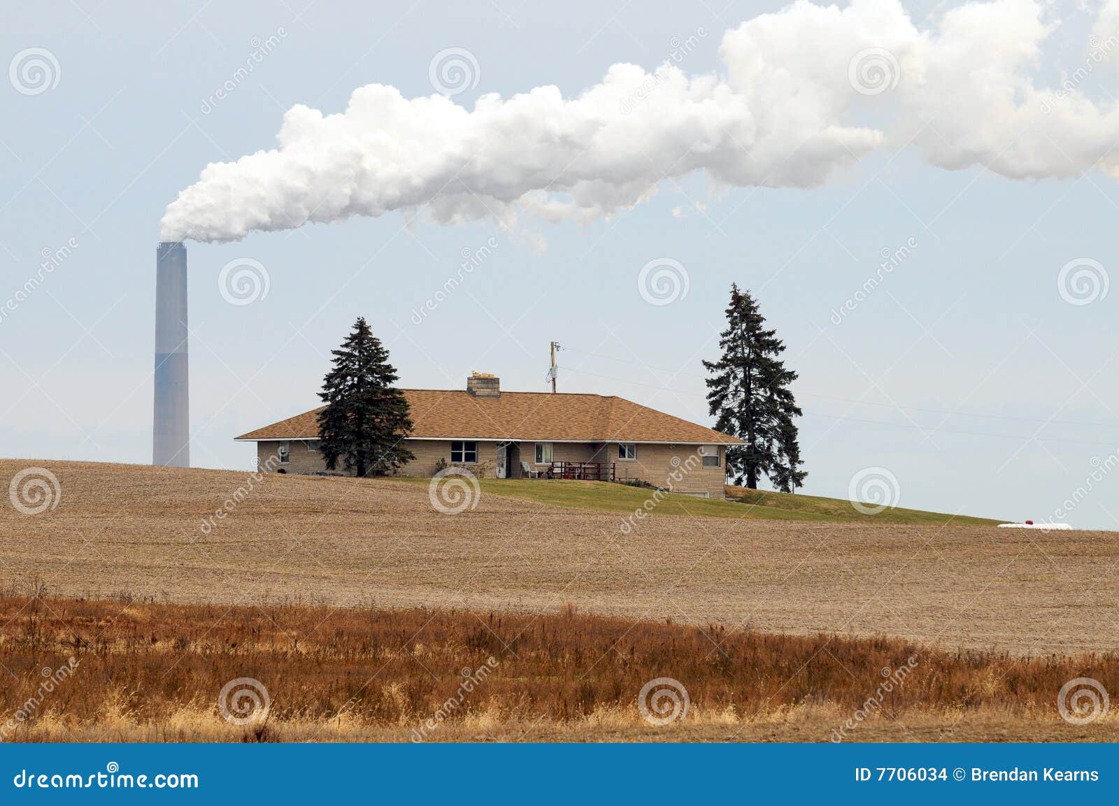 Merom Powerplant stock photo. Image of environment, stack - 7706034